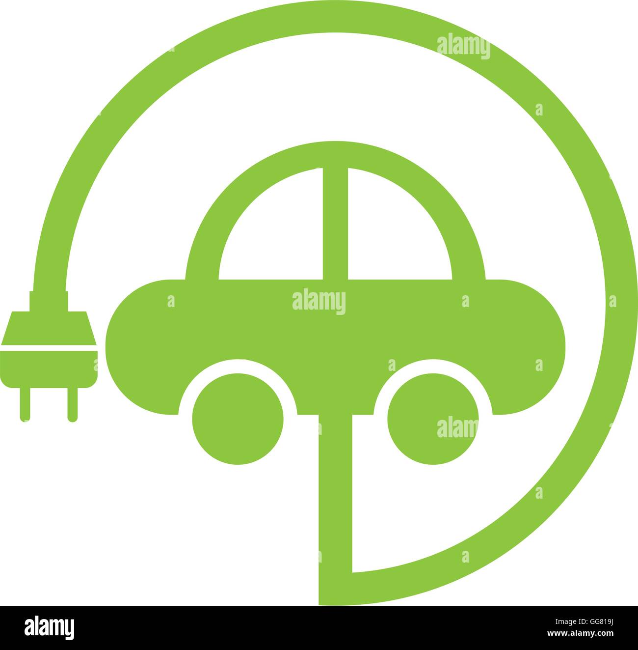 car ecology isolated icon Stock Vector Image & Art - Alamy
