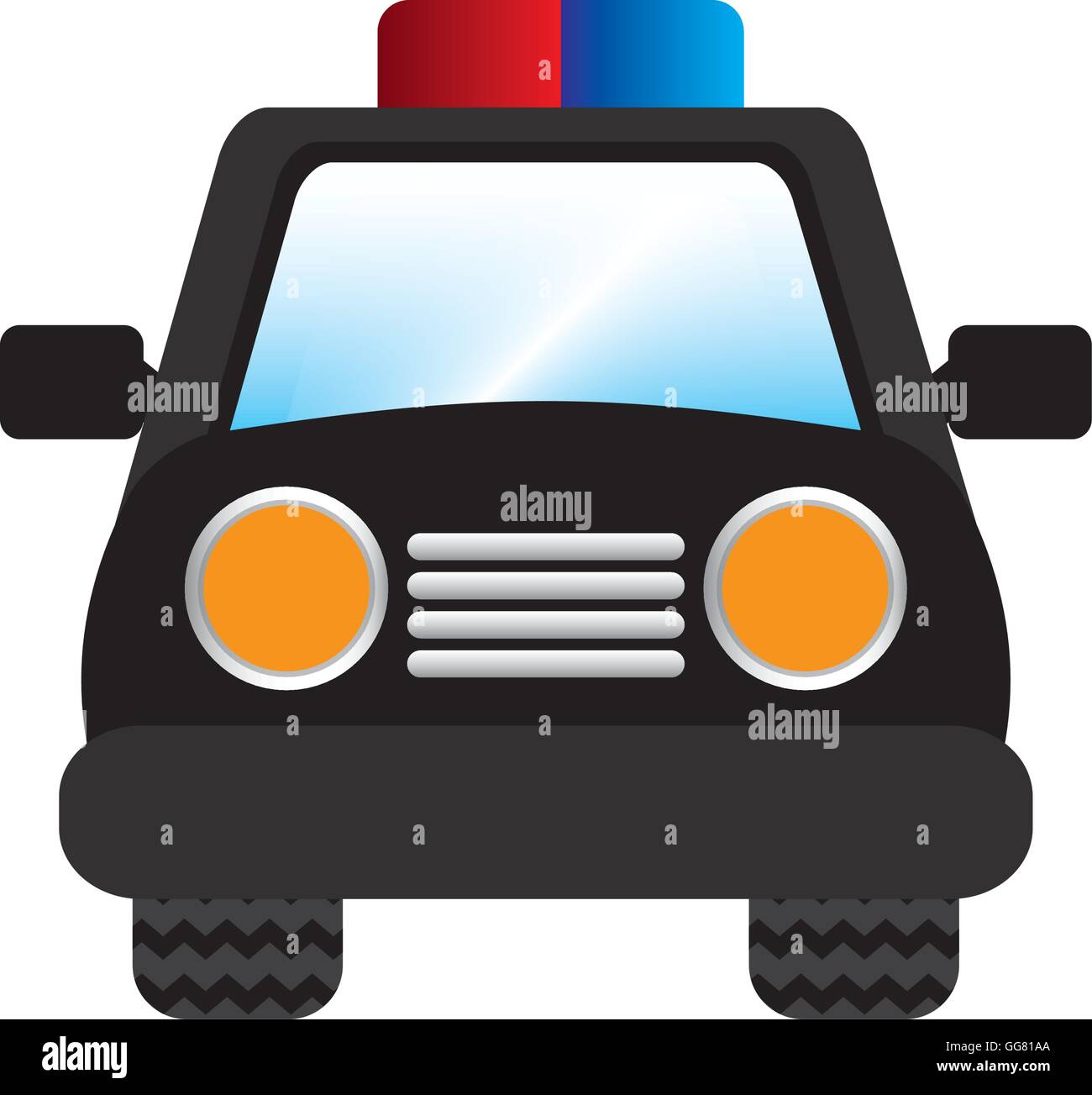 police car patrol icon Stock Vector Image & Art - Alamy