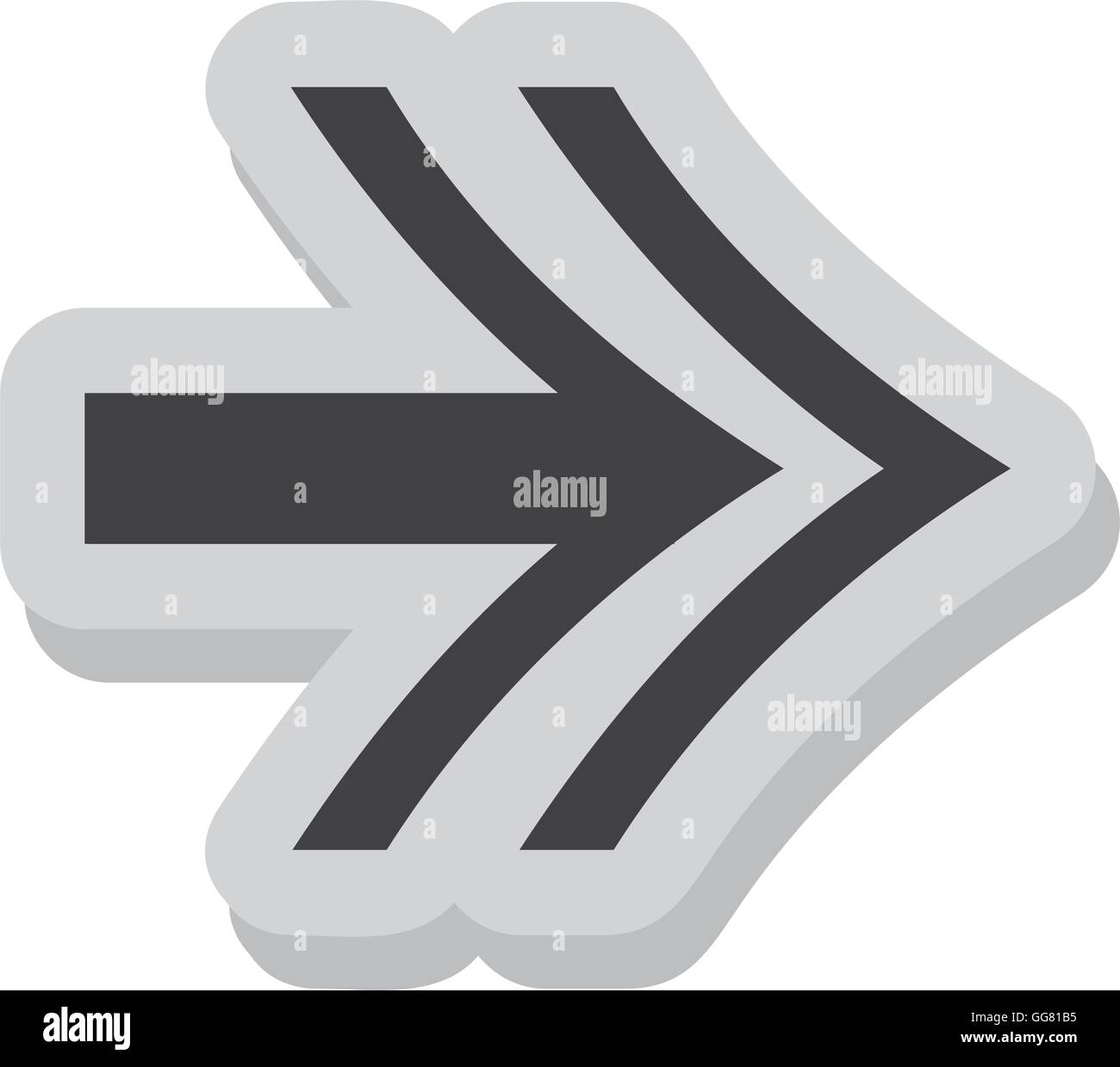 arrows signal index icon Stock Vector Image & Art - Alamy