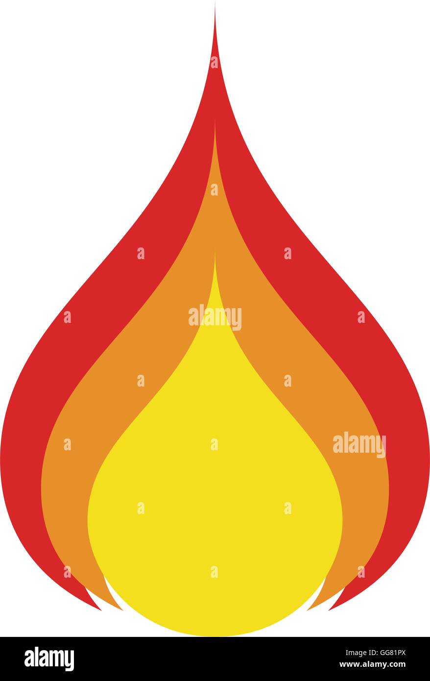 fire flame isolated icon Stock Vector Image & Art - Alamy