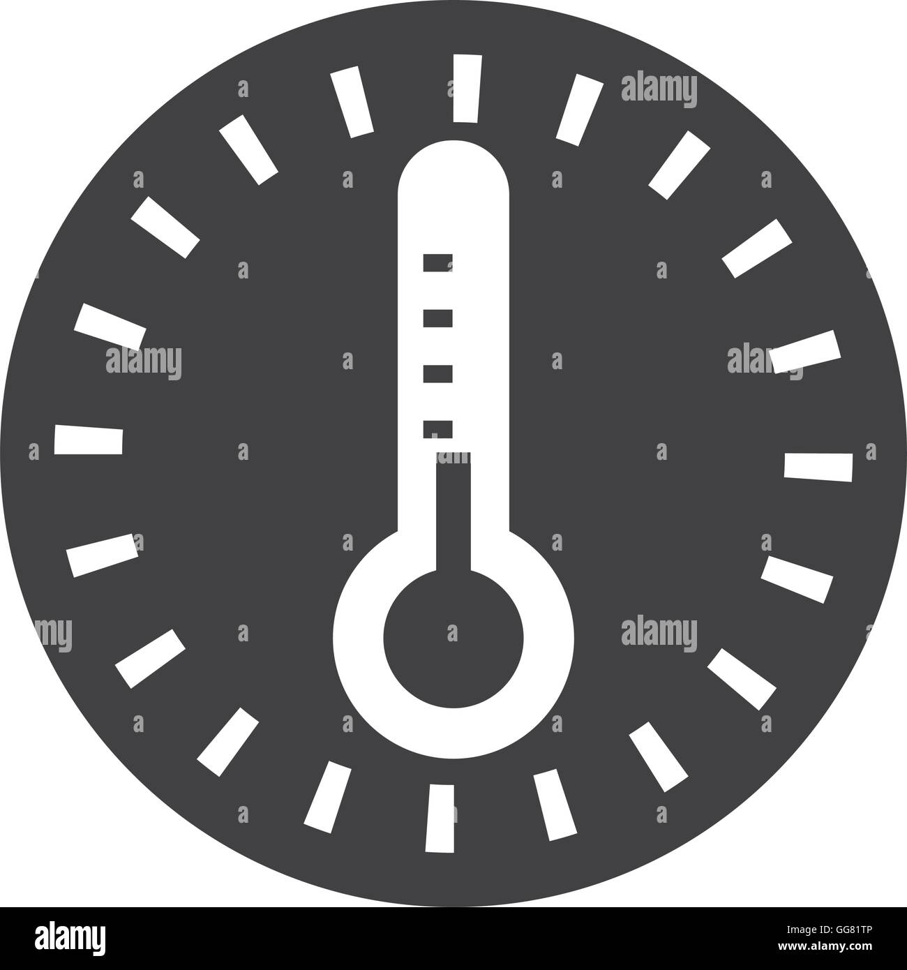 thermometer temperature science glass icon. Vector graphic Stock Vector ...