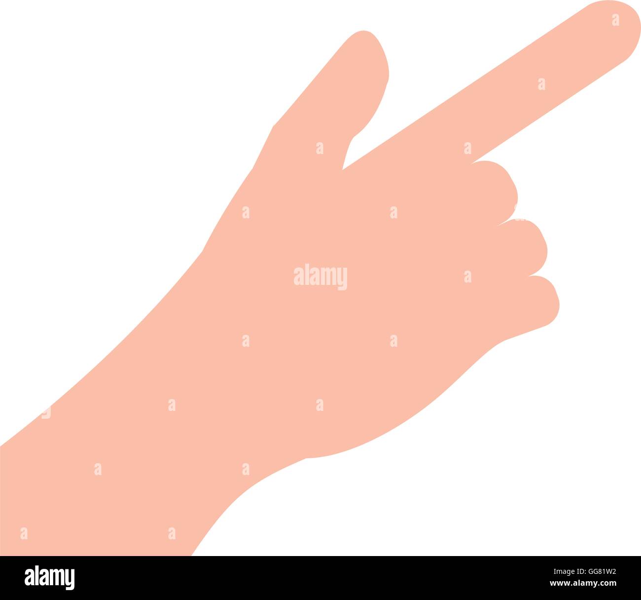 fingers human hand gesture icon. Vector graphic Stock Vector Image ...