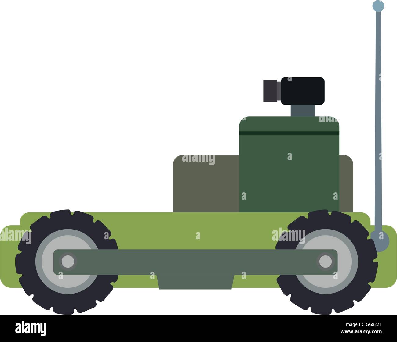 car transport robot technology android metal icon. Vector graph Stock ...
