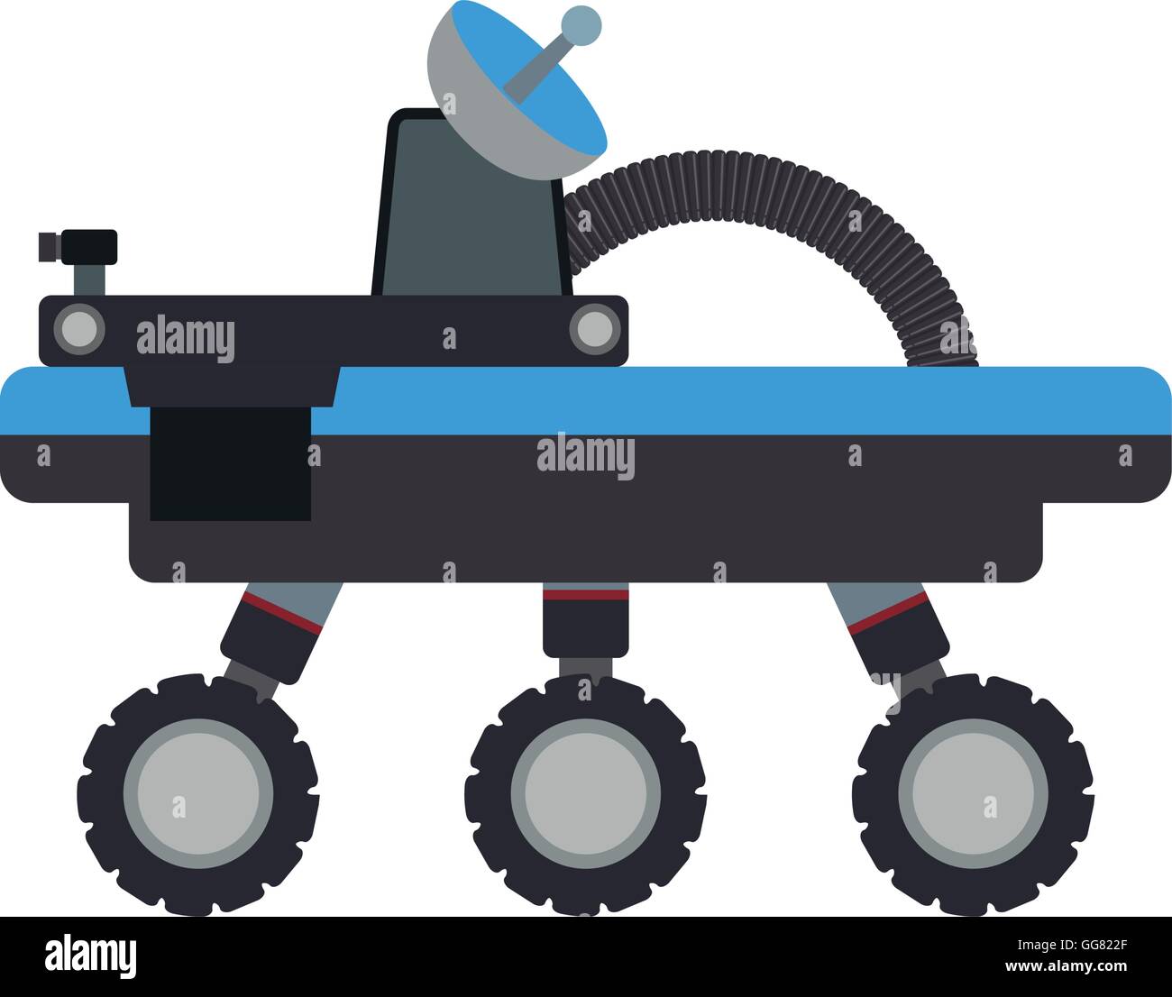 car transport robot technology android metal icon. Vector graph Stock ...