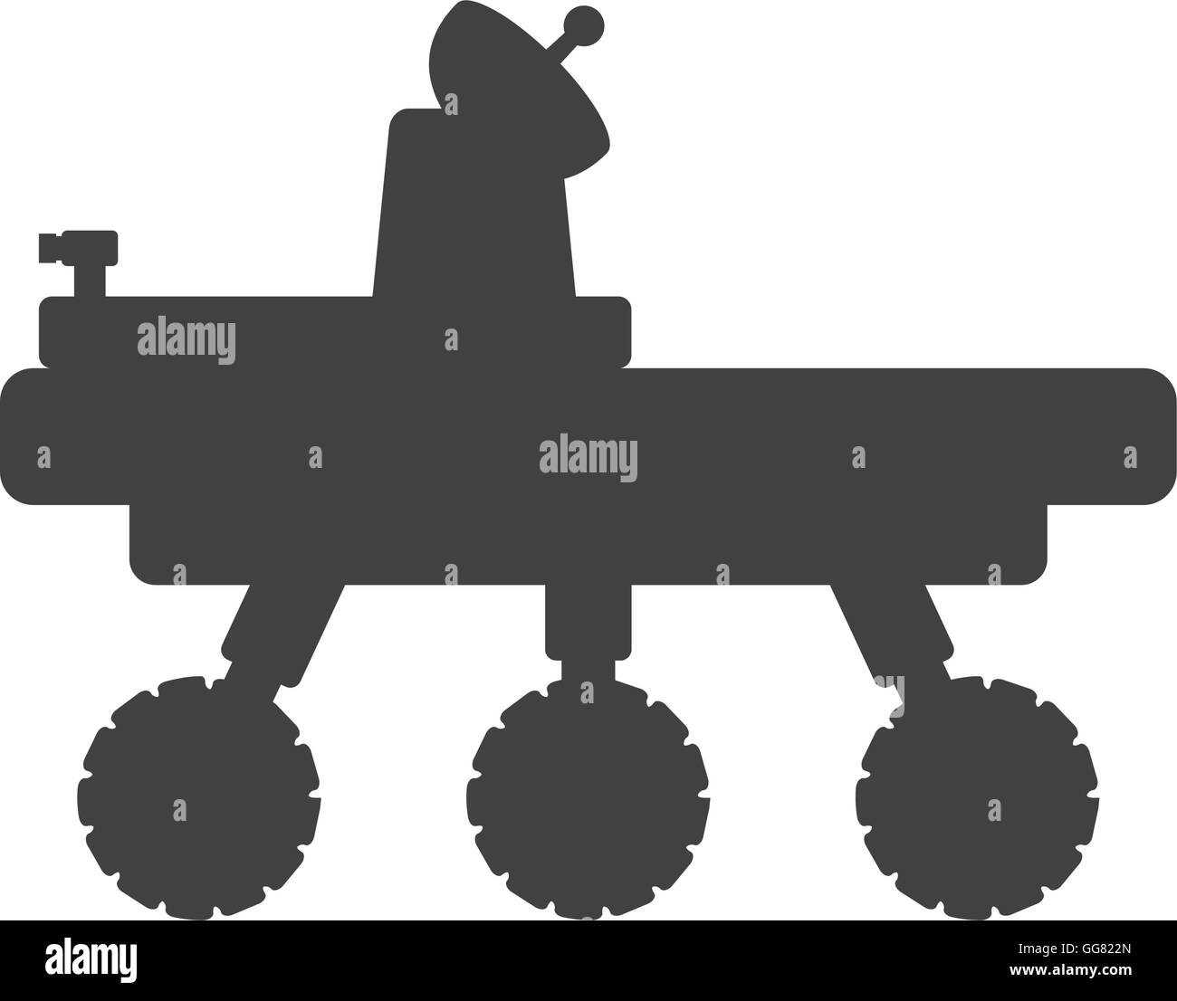 car transport robot technology android metal icon. Vector graph Stock ...