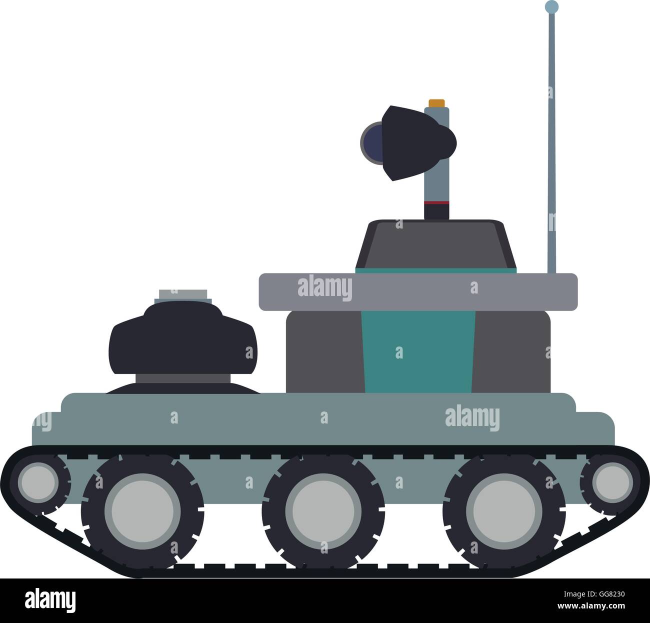 car transport robot technology android metal icon. Vector graph Stock ...