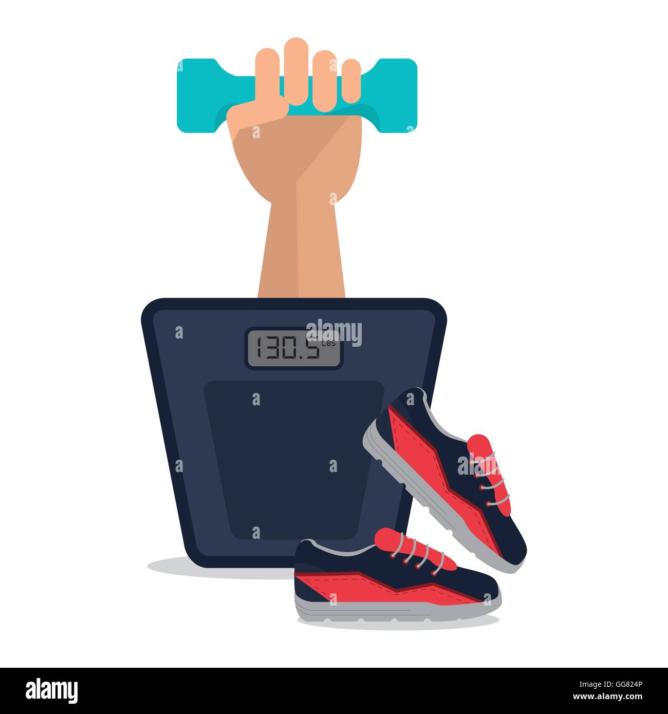 Scale weight shoes hi-res stock photography and images - Alamy