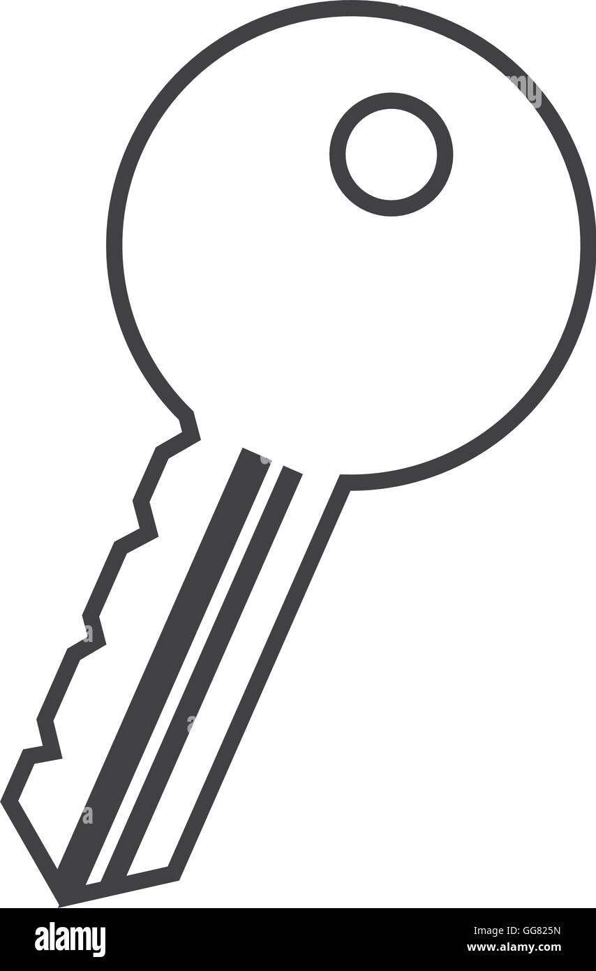 key property isolated icon Stock Vector Image & Art - Alamy