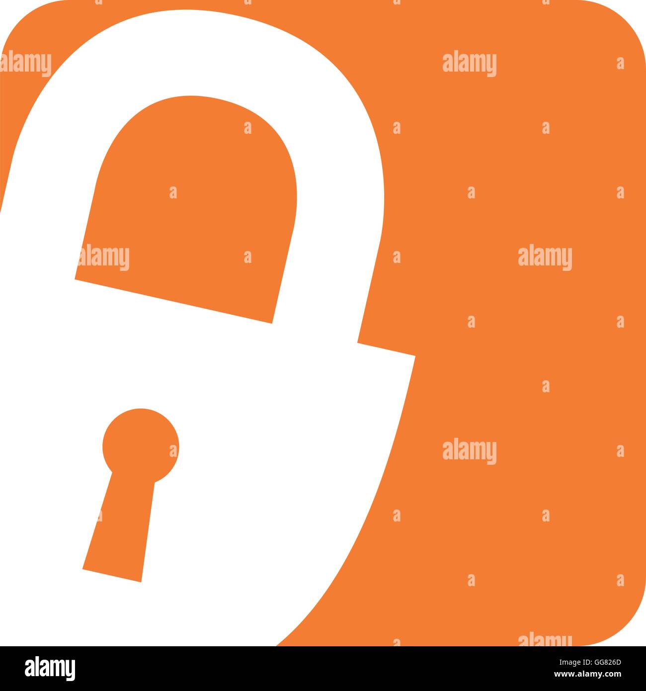 safe secure padlock security isolated icon Stock Vector Image & Art - Alamy