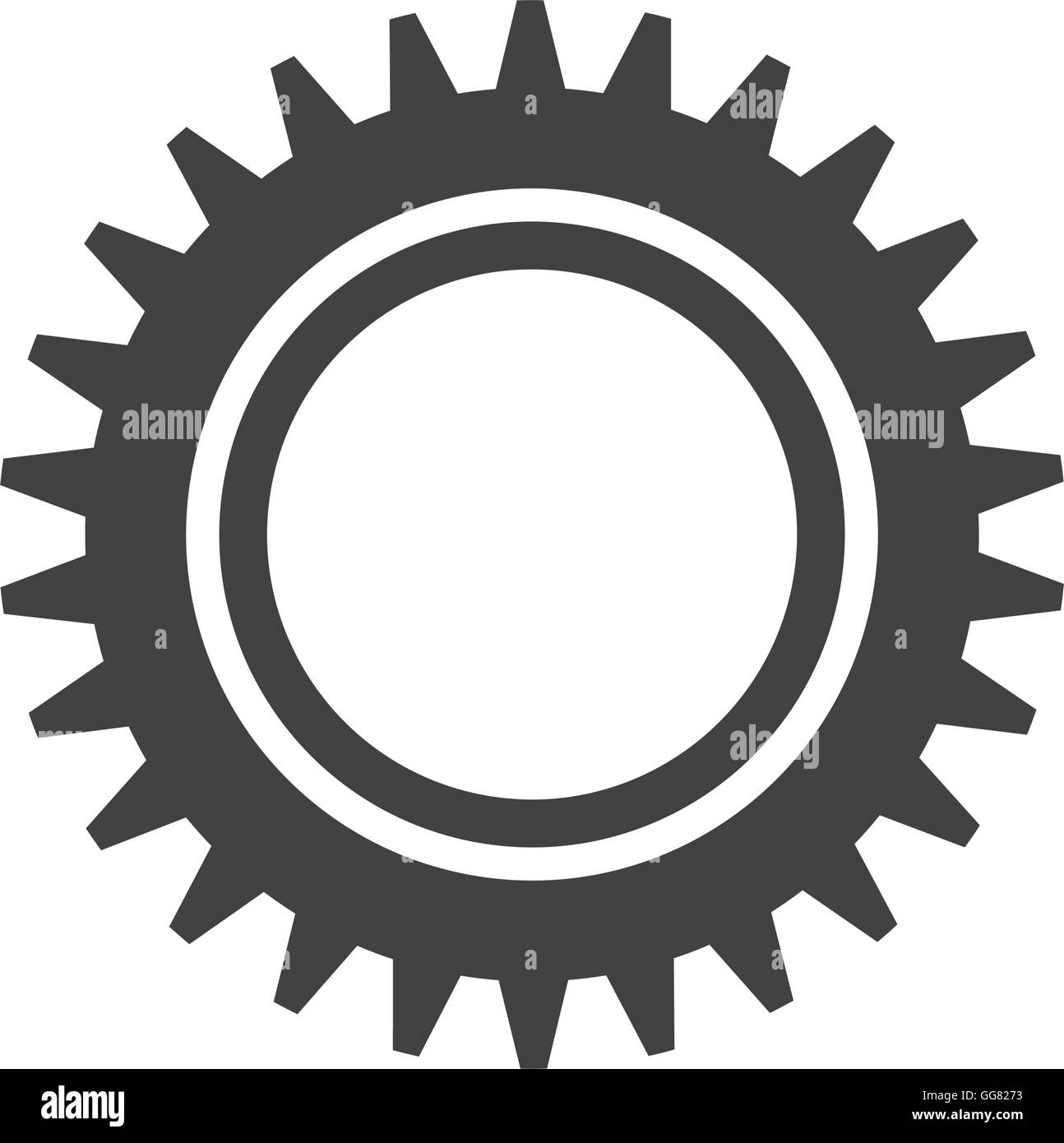 gear machine part technology metal icon. Vector graphic Stock Vector ...