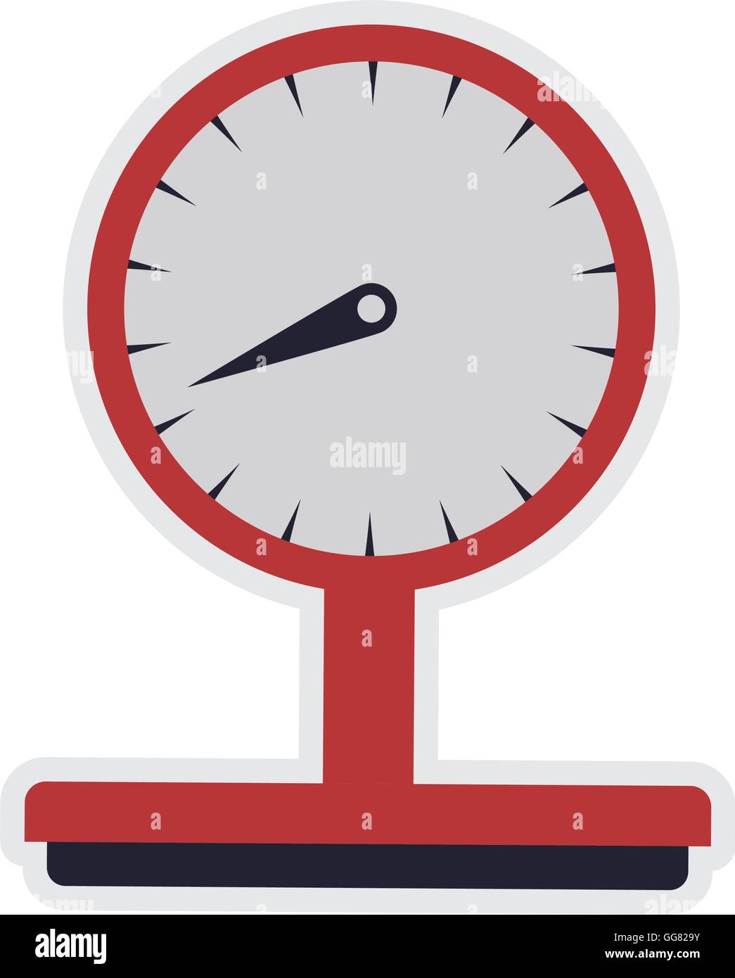 weight scale measure balance icon. Vector graphic Stock Vector Image ...