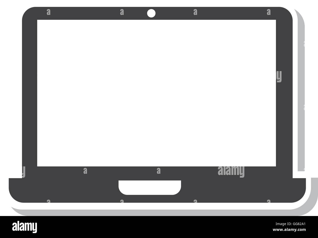 laptop computer portable icon Stock Vector Image & Art - Alamy