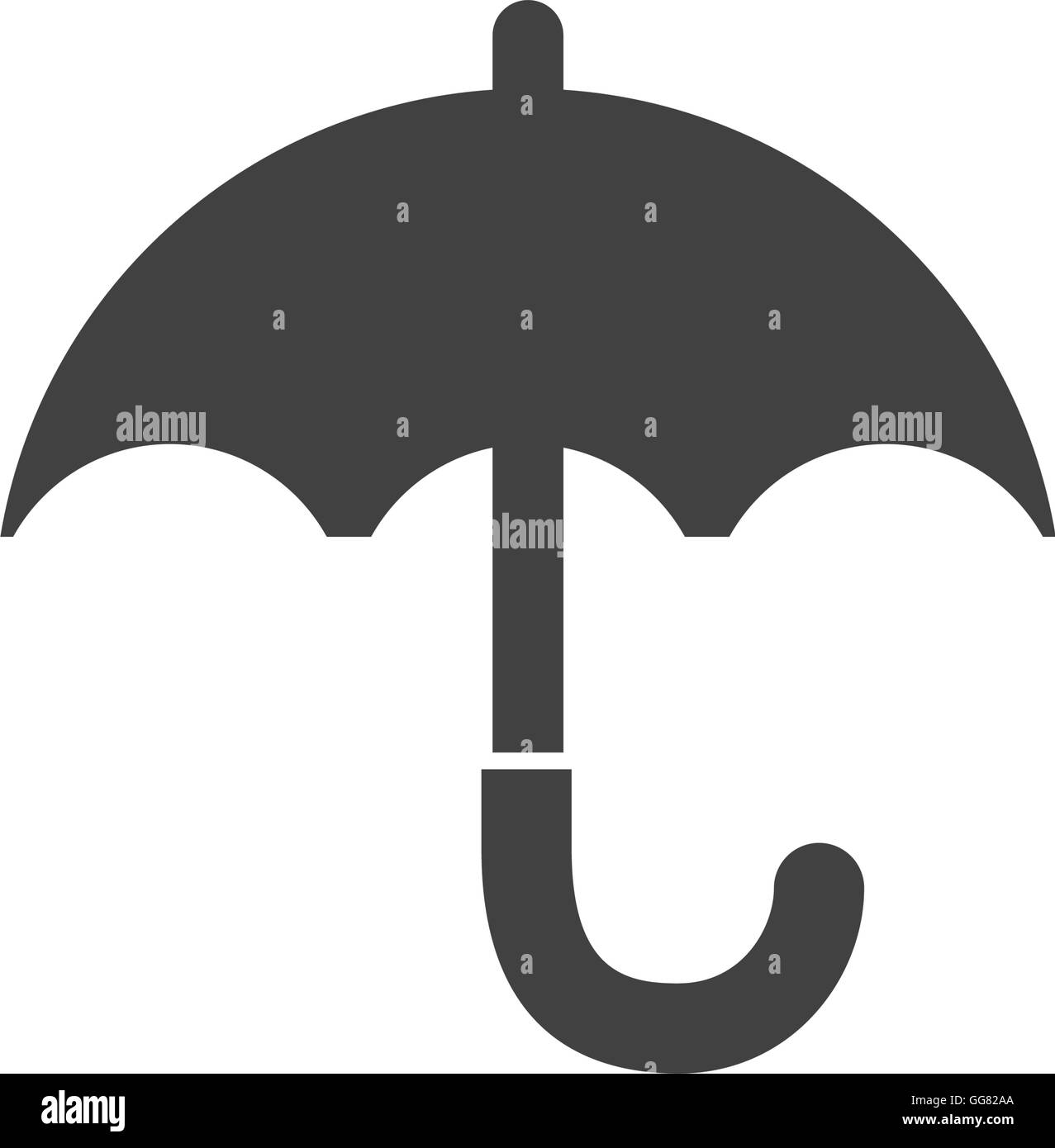 umbrella weather rain protection icon. Vector graphic Stock Vector ...