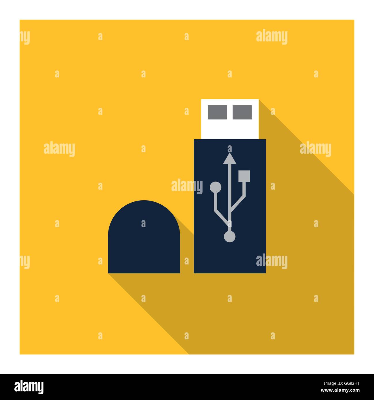 Usb memory icon. Technology design. Vector graphic Stock Vector Image ...
