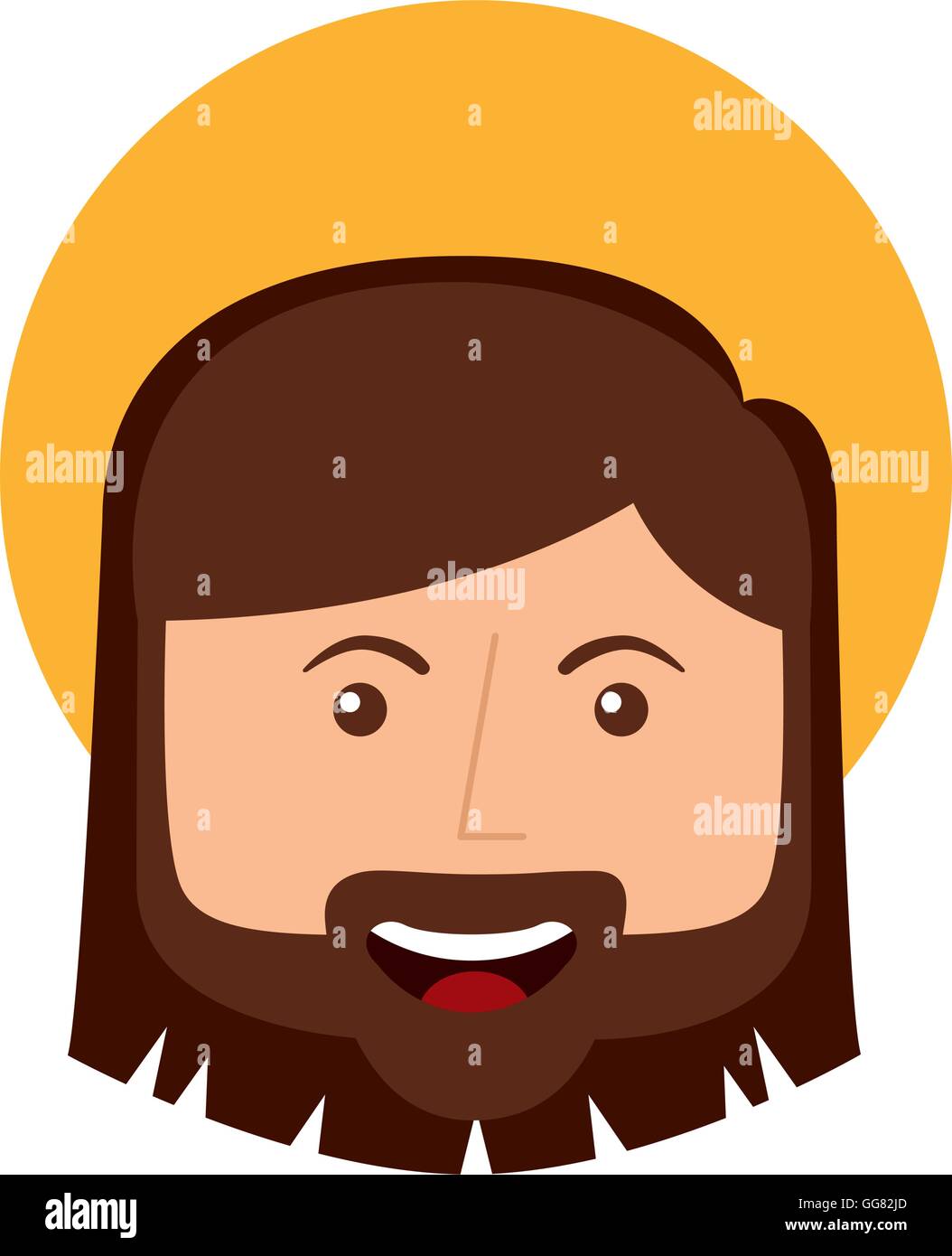 jesus christ man icon Stock Vector Image & Art - Alamy