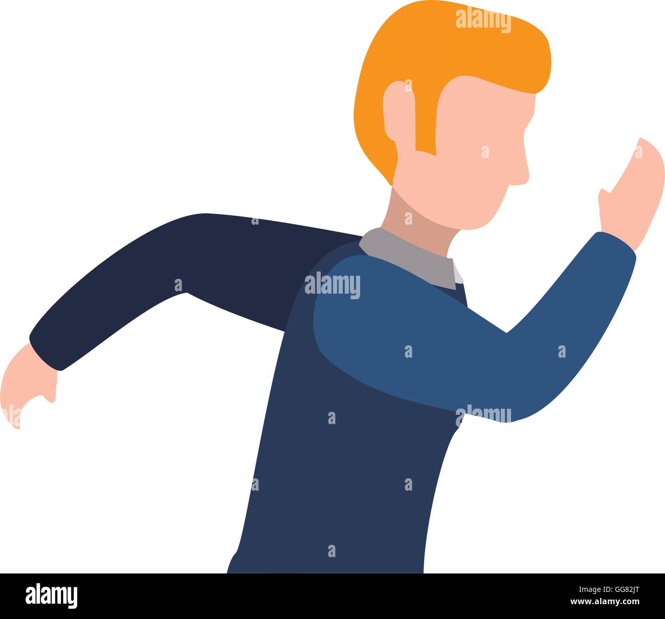 Man running male avatar person people icon. Vector graphic Stock Vector ...