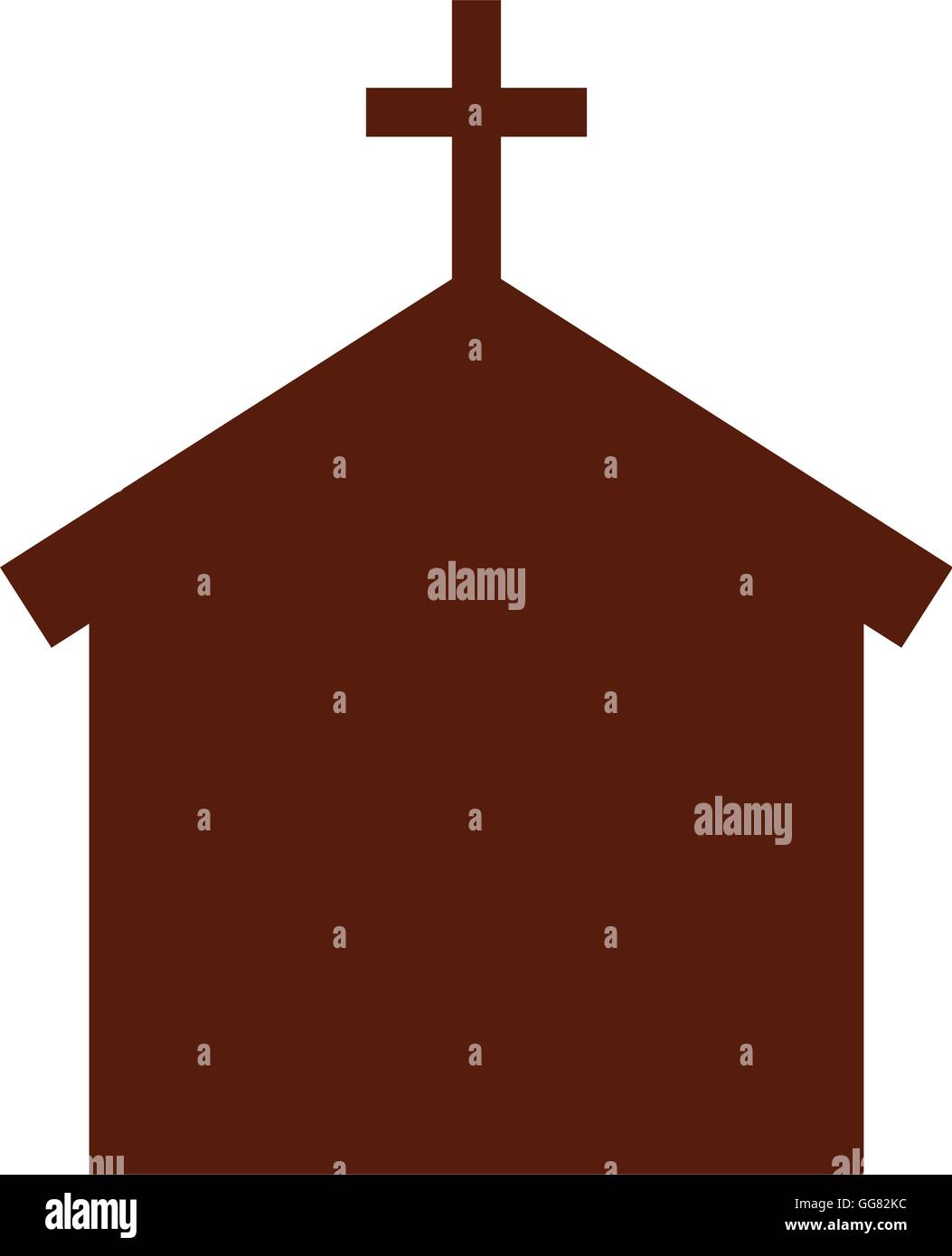 church building silhouette icon Stock Vector Image & Art - Alamy