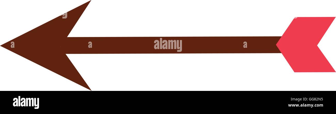 arrow shot silhouette icon Stock Vector Image & Art - Alamy