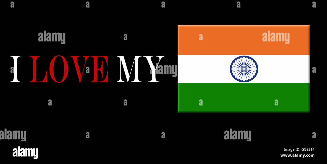 I Love My India High Resolution Stock Photography and Images - Alamy