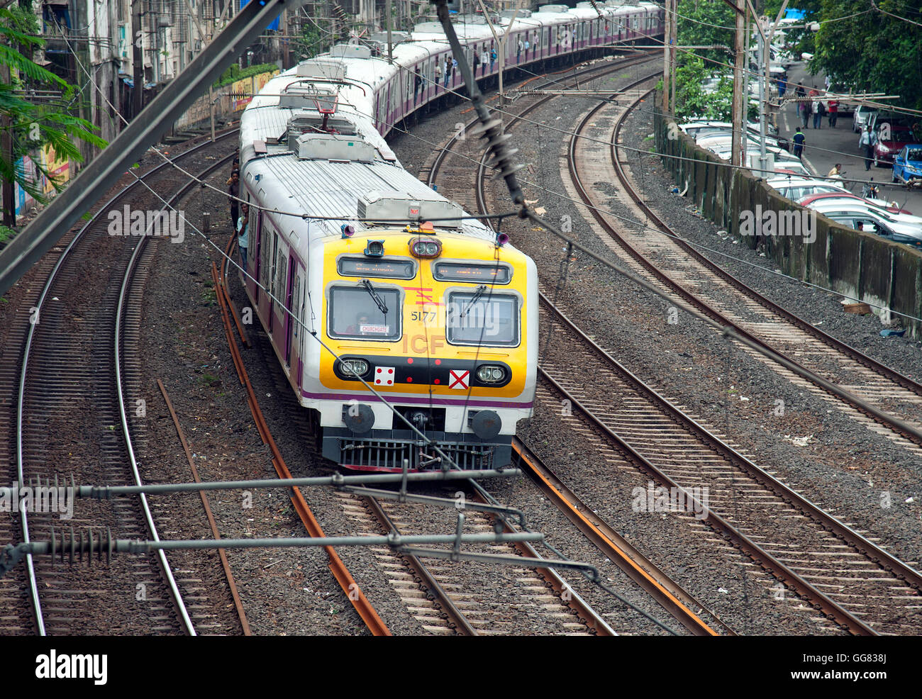 Train india monsoon hi-res stock photography and images - Alamy