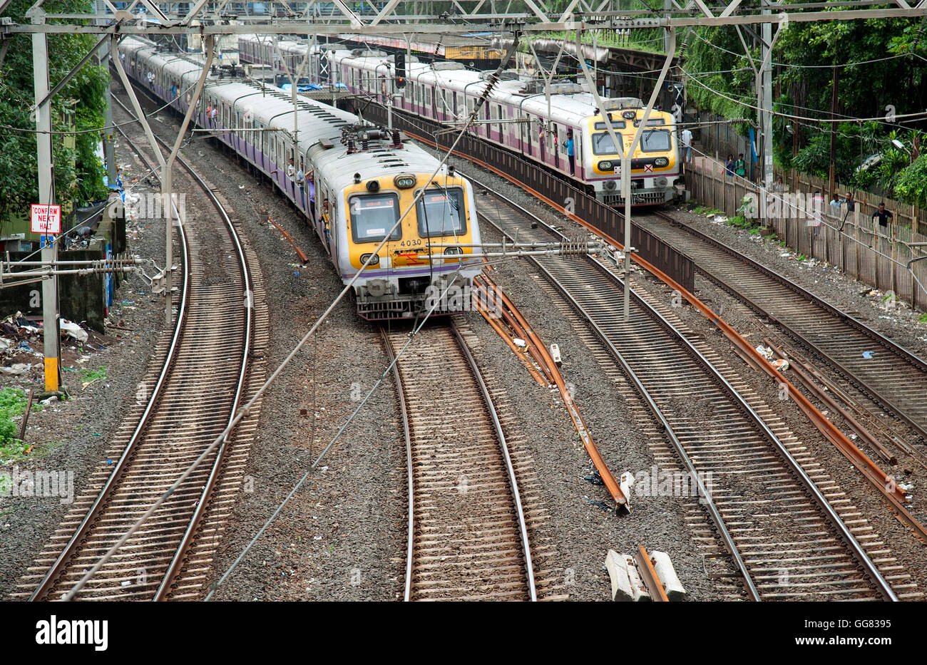 Train india monsoon hi-res stock photography and images - Alamy