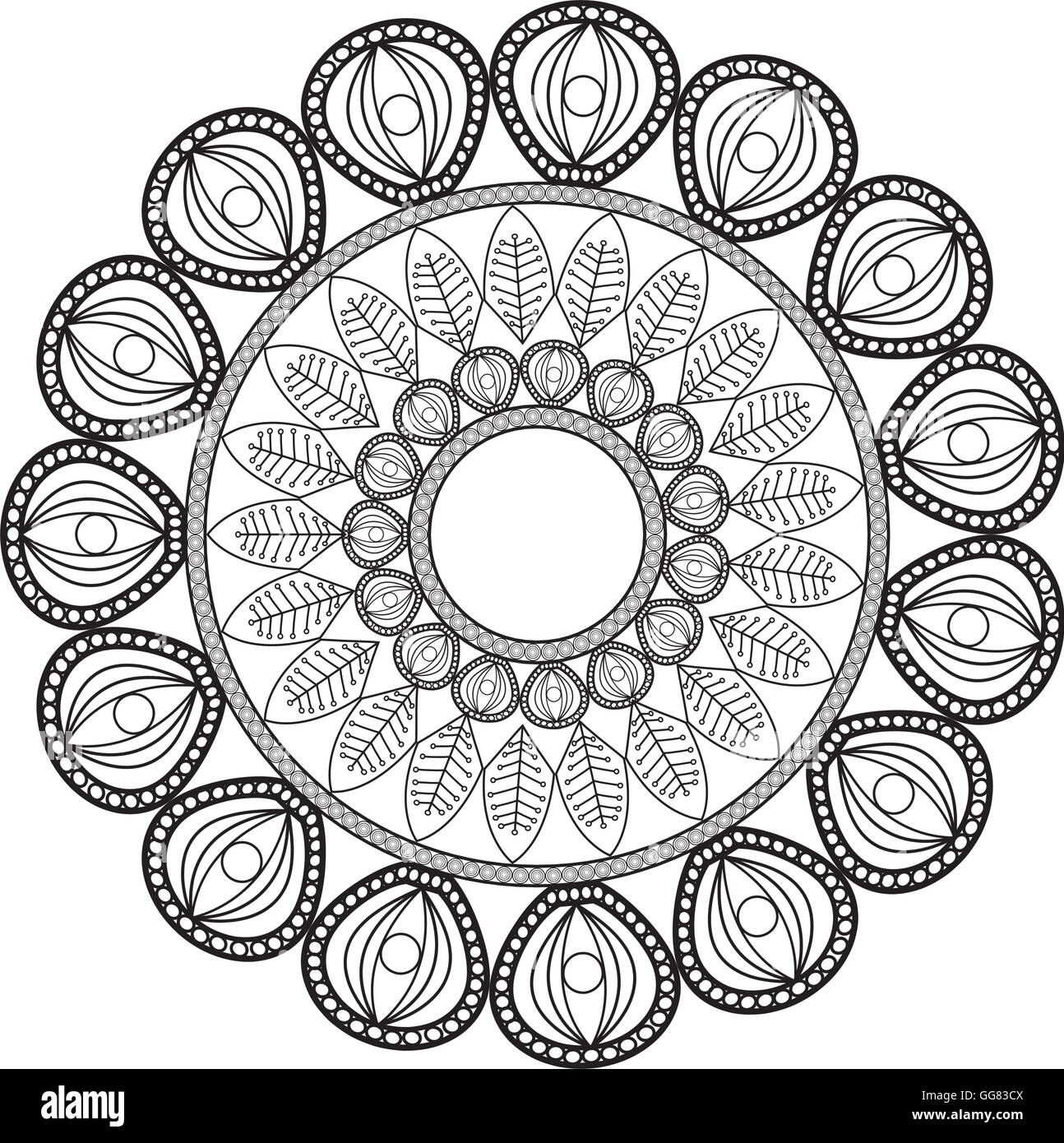 intricate mandala icon Stock Vector Image & Art - Alamy