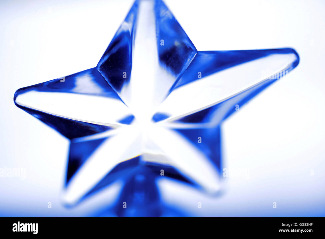 Glass star Decoration Stock Photo - Alamy