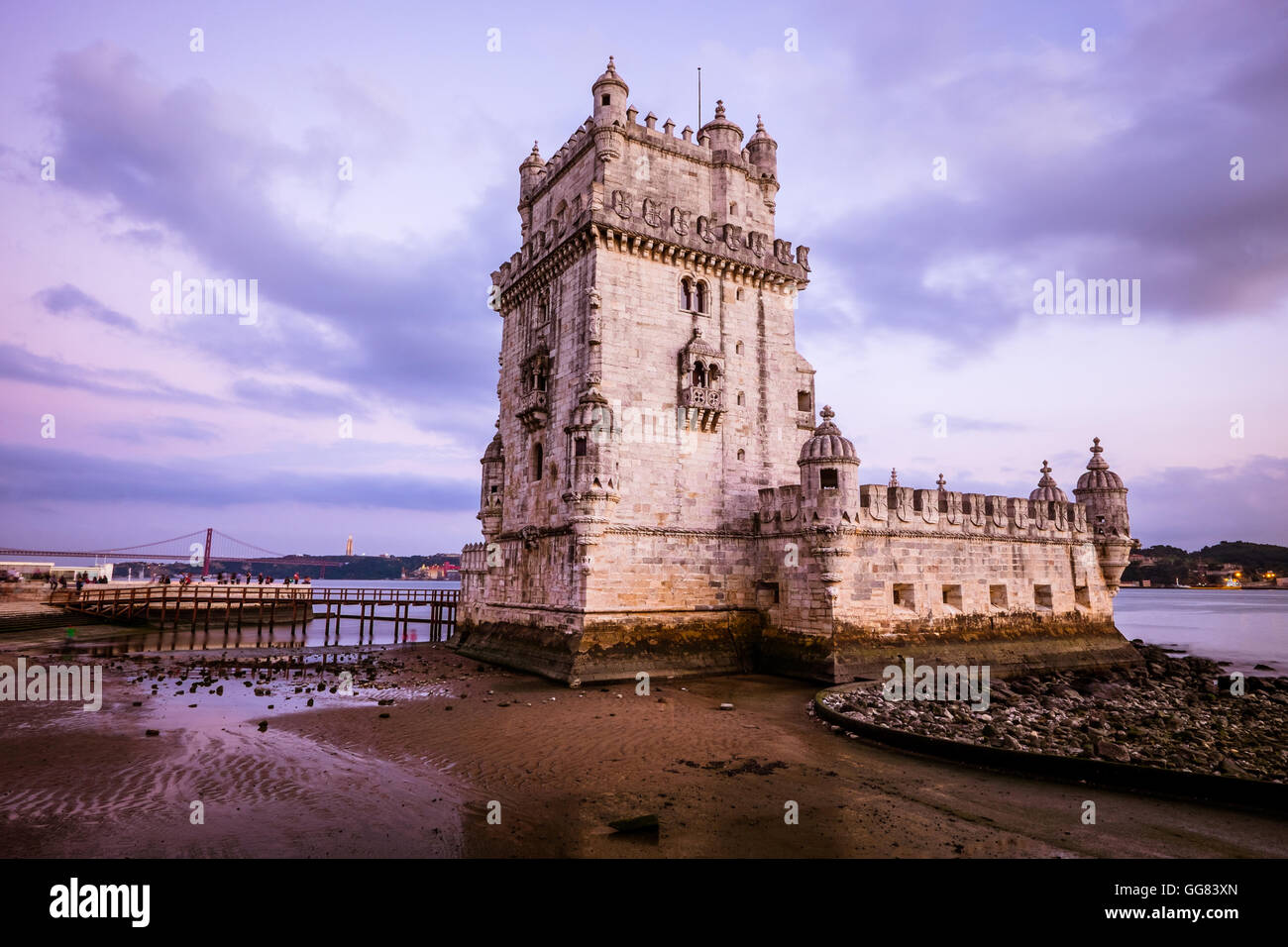 Belem tower landmark hi-res stock photography and images - Alamy