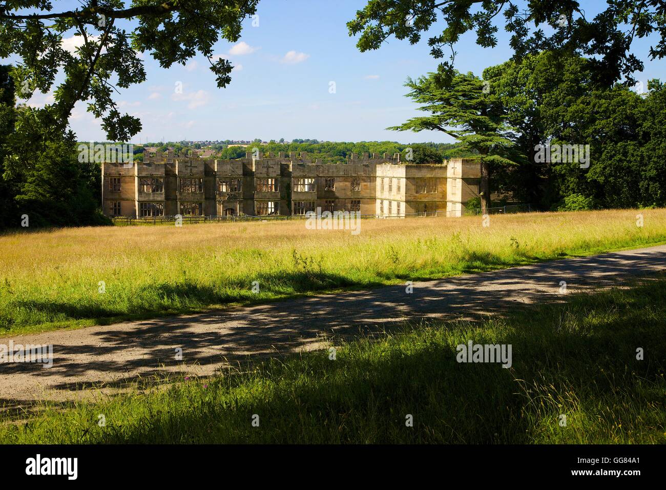 Gibside. Gibside Hall ruin, Rowlands Gill, Gateshead, Tyne & Wear ...