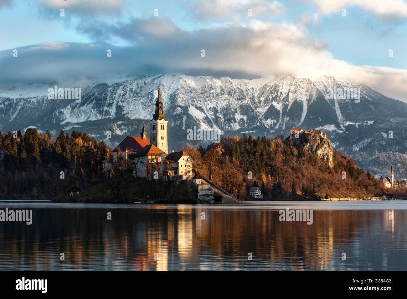 Winter in lake bled hi-res stock photography and images - Alamy