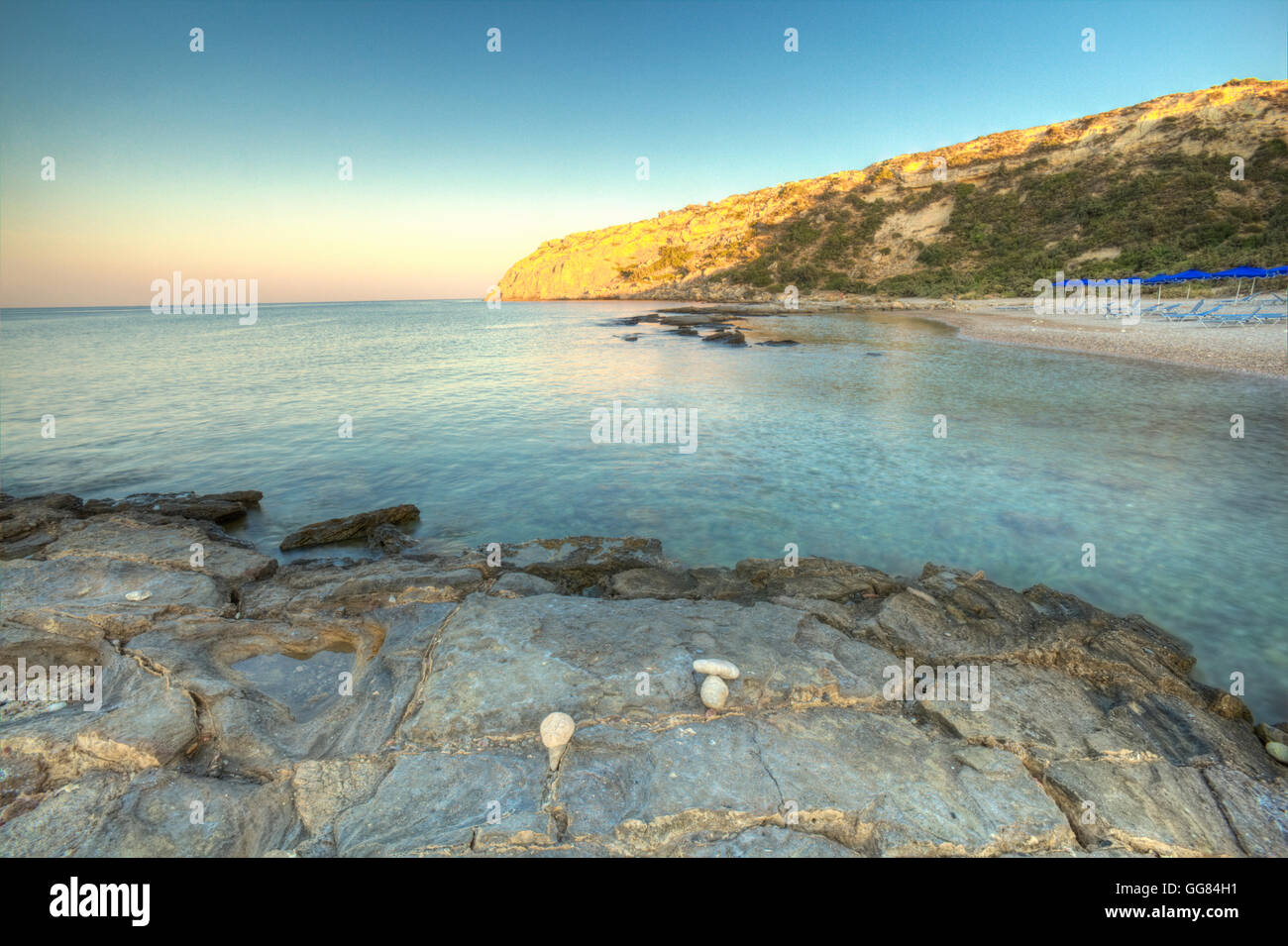 Beautiful landscape, taken in Rhodes island, Greece Stock Photo - Alamy