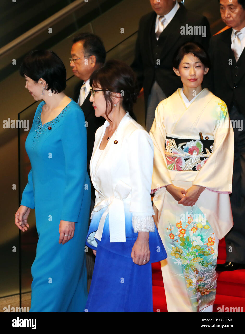 Tokyo, Japan. 3rd Aug, 2016. Japanese Prime Minister Shinzo Abe's ...