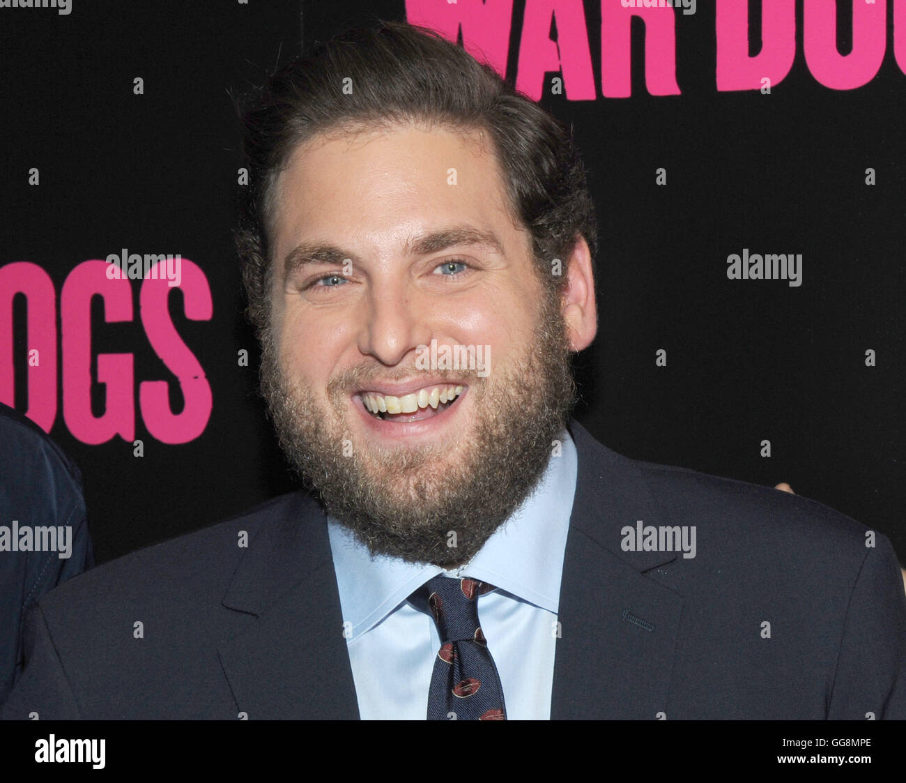 New York, USA. 3rd August, 2016. Actor Jonah Hill attends the 'War Dogs ...
