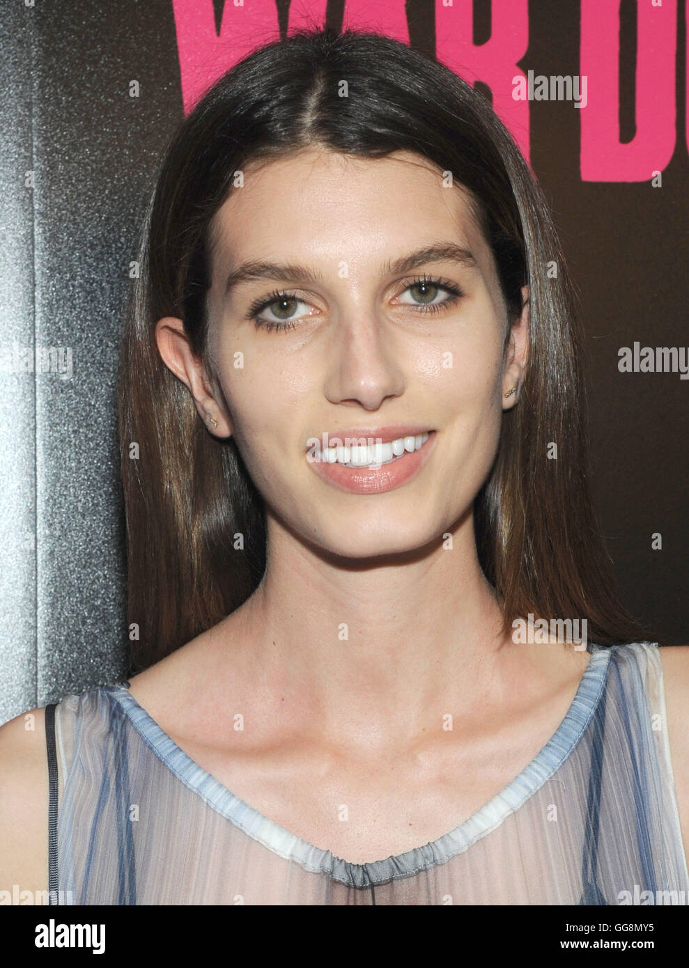 New York, USA. 3rd August, 2016. Rose Gilroy attends the 'War Dogs' New ...