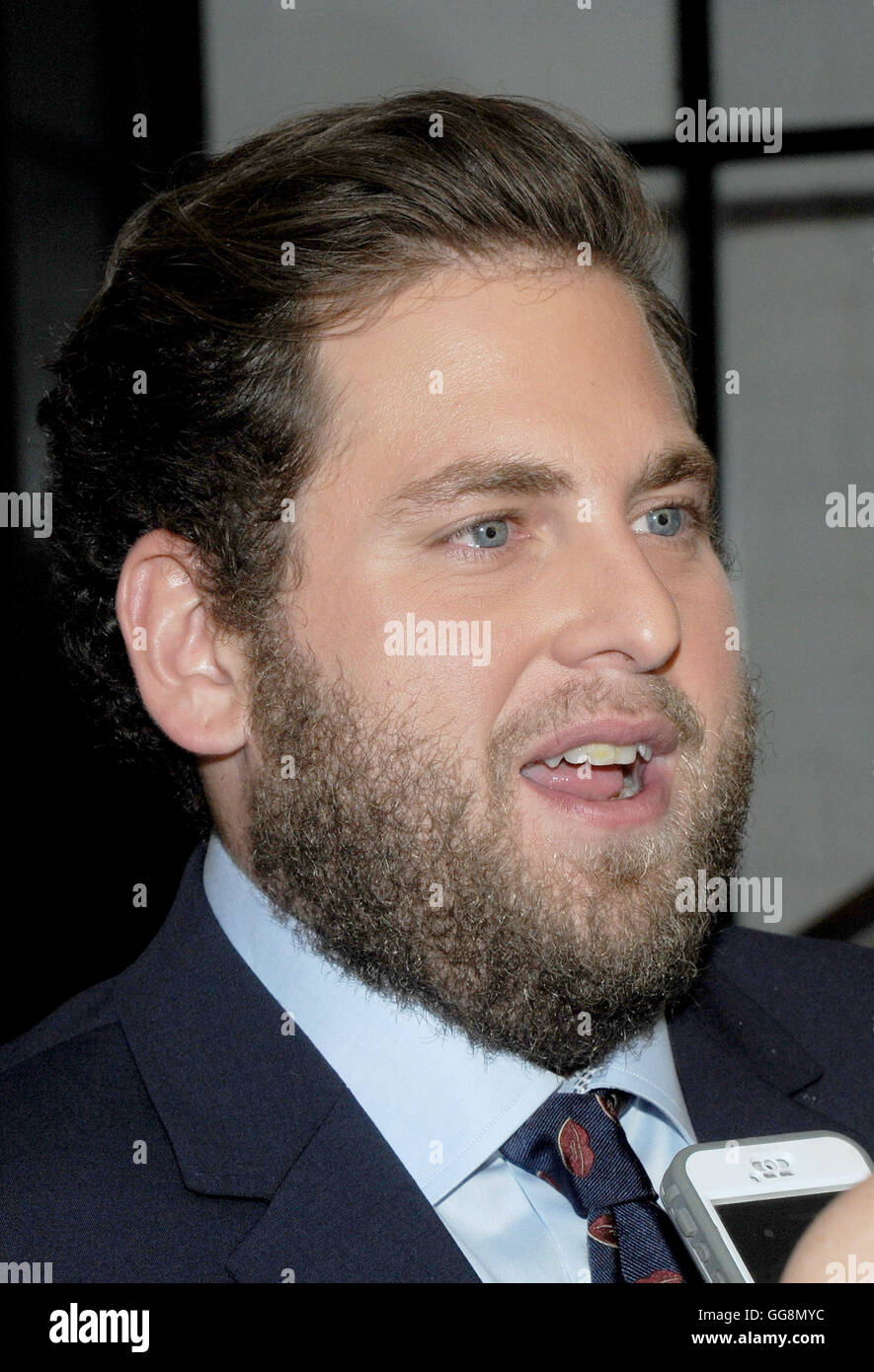 New York, USA. 3rd August, 2016. Actor Jonah Hill attends the 'War Dogs ...
