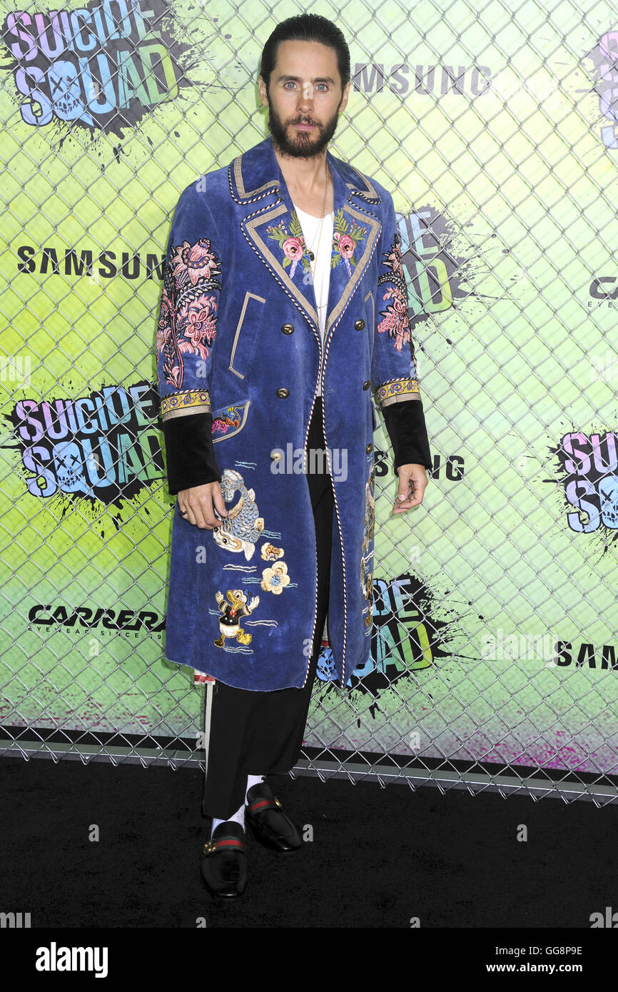 New York. 1st Aug, 2016. Jared Leto attends the 'Suicide Squad ...