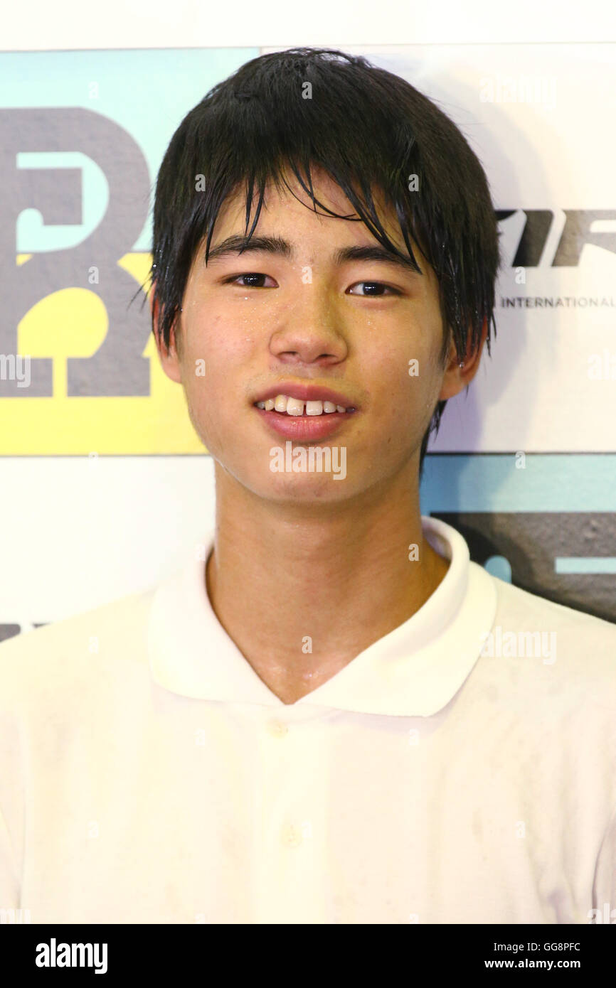 Tokyo, Japan. 4th Aug, 2016. Yuto Horigome skateboarding : Japan Roller ...
