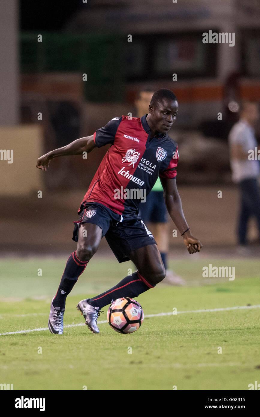 Cagliari, Italy. 31st July, 2016. Joseph Tetteh (Cagliari) Football ...