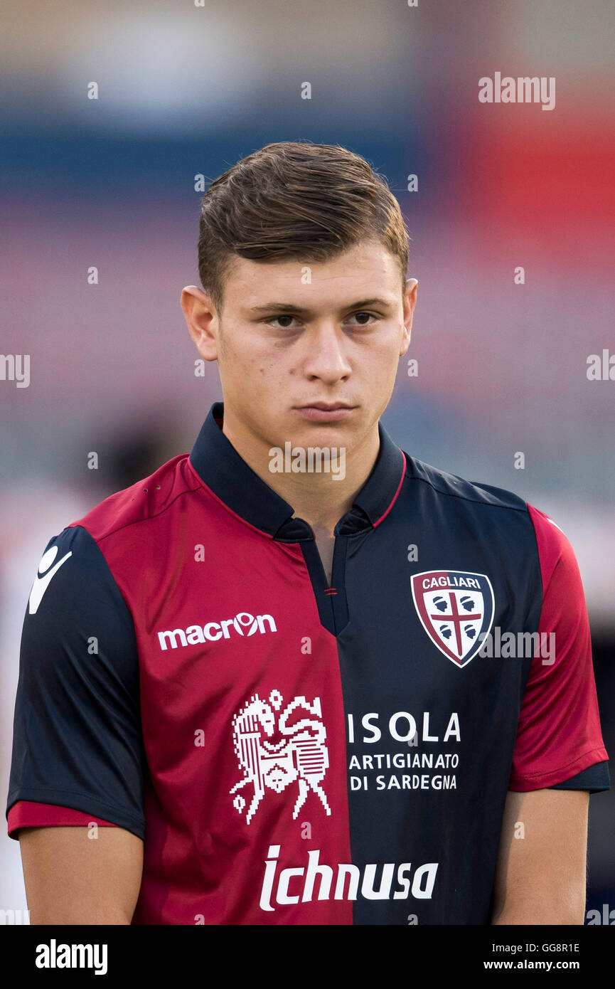Cagliari, Italy. 31st July, 2016. Nicolo Barella (Cagliari) Football ...