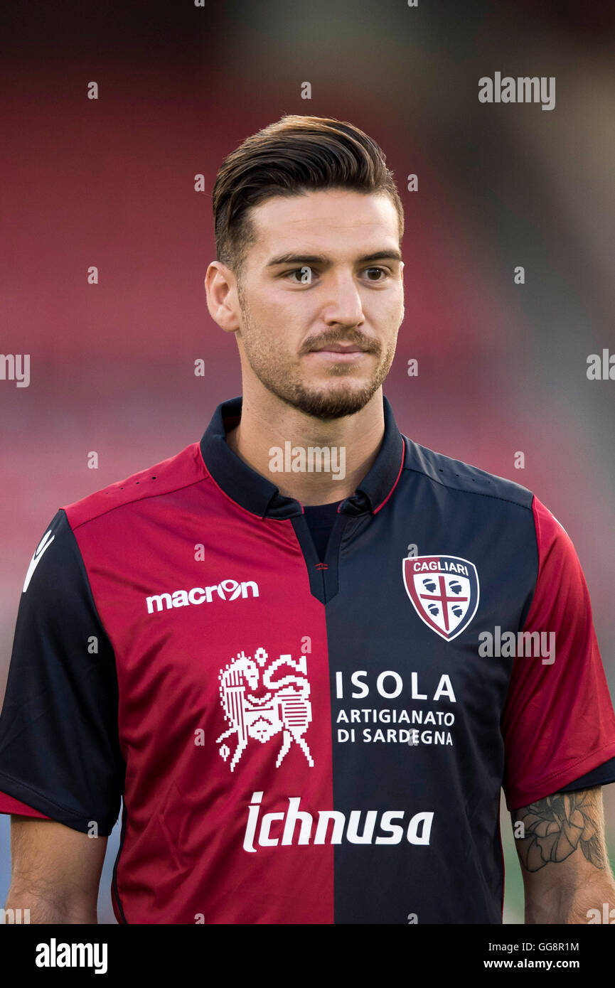 Cagliari, Italy. 31st July, 2016. Luca Ceppitelli (Cagliari) Football ...