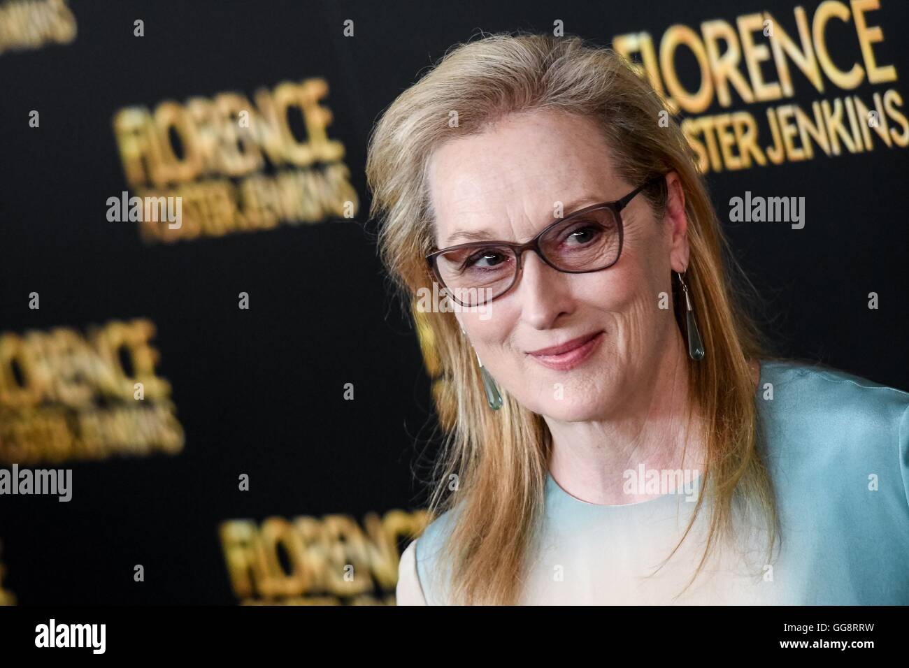 New York, NY, USA. 9th Aug, 2016. Meryl Streep at arrivals for FLORENCE ...