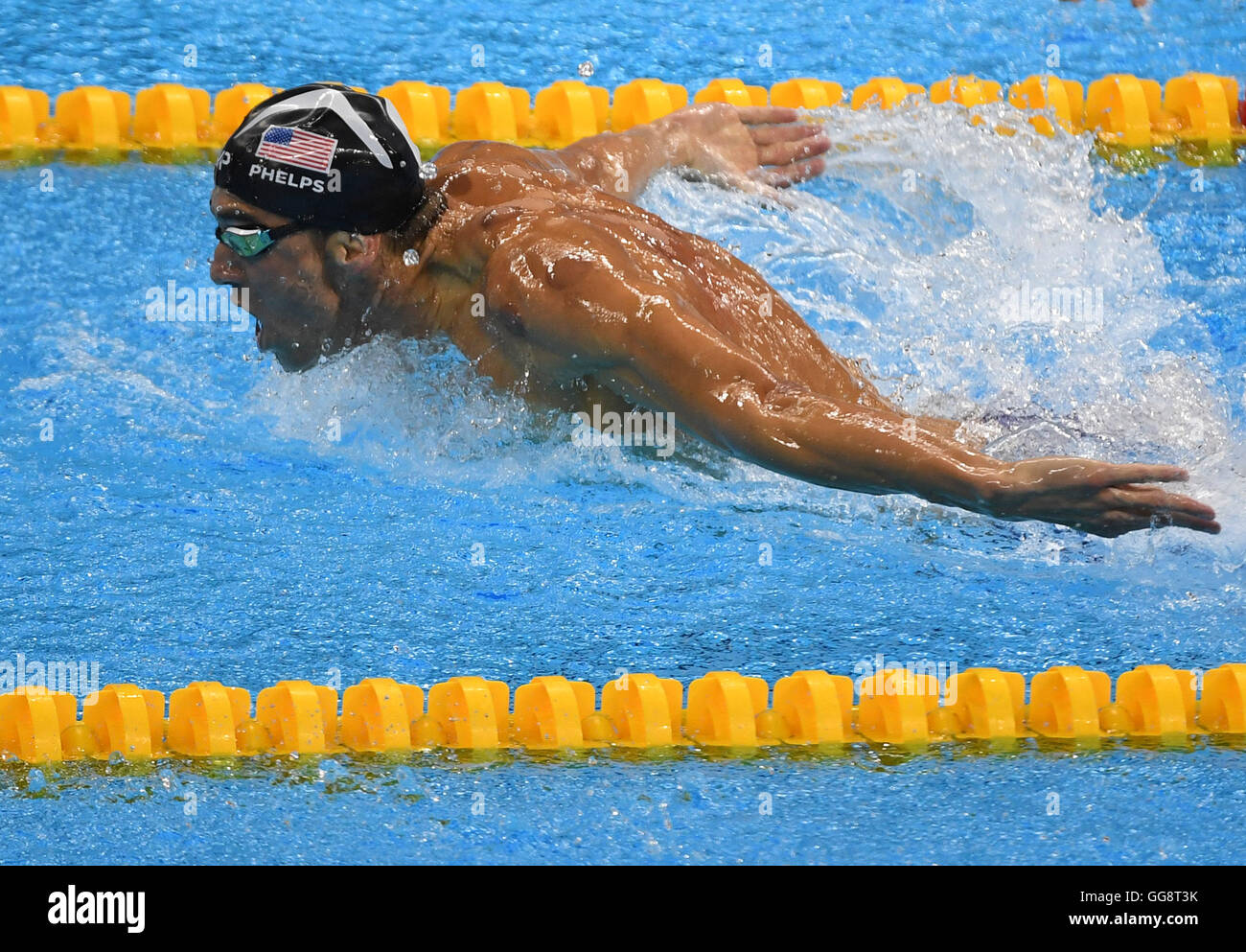 Rio De Janeiro, Brazil. 9th Aug, 2016. Michael Phelps of the United ...
