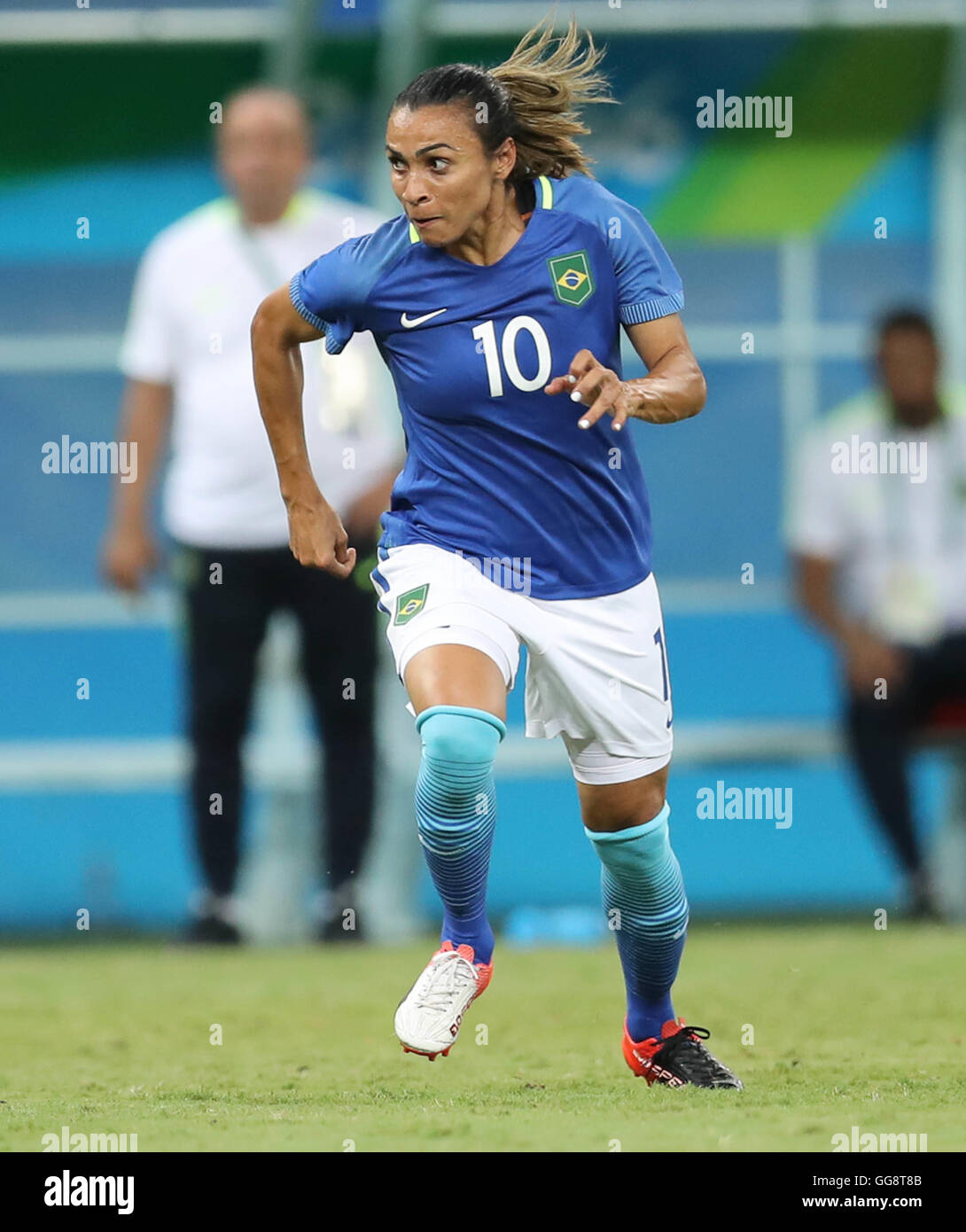 Manaus, Brazil. 9th August, 2016. OLYMPICS 2016 FOOTBALL MANAUS - Marta ...