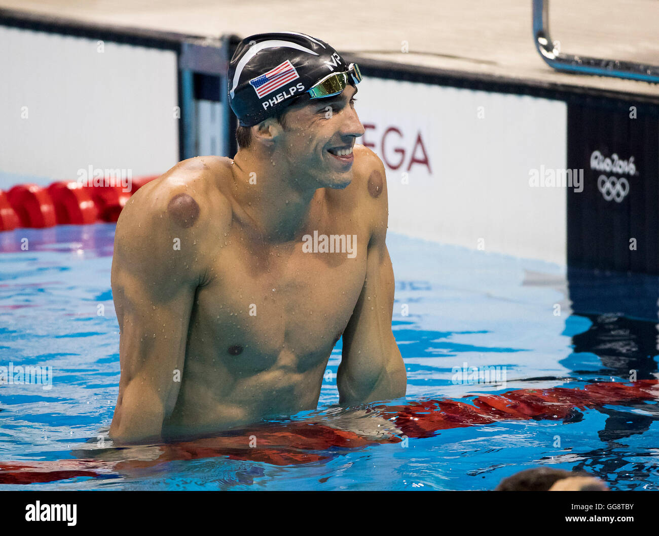 Rio de Janeiro, RJ, Brazil. 9th Aug, 2016. OLYMPICS SWIMMING: Michael ...