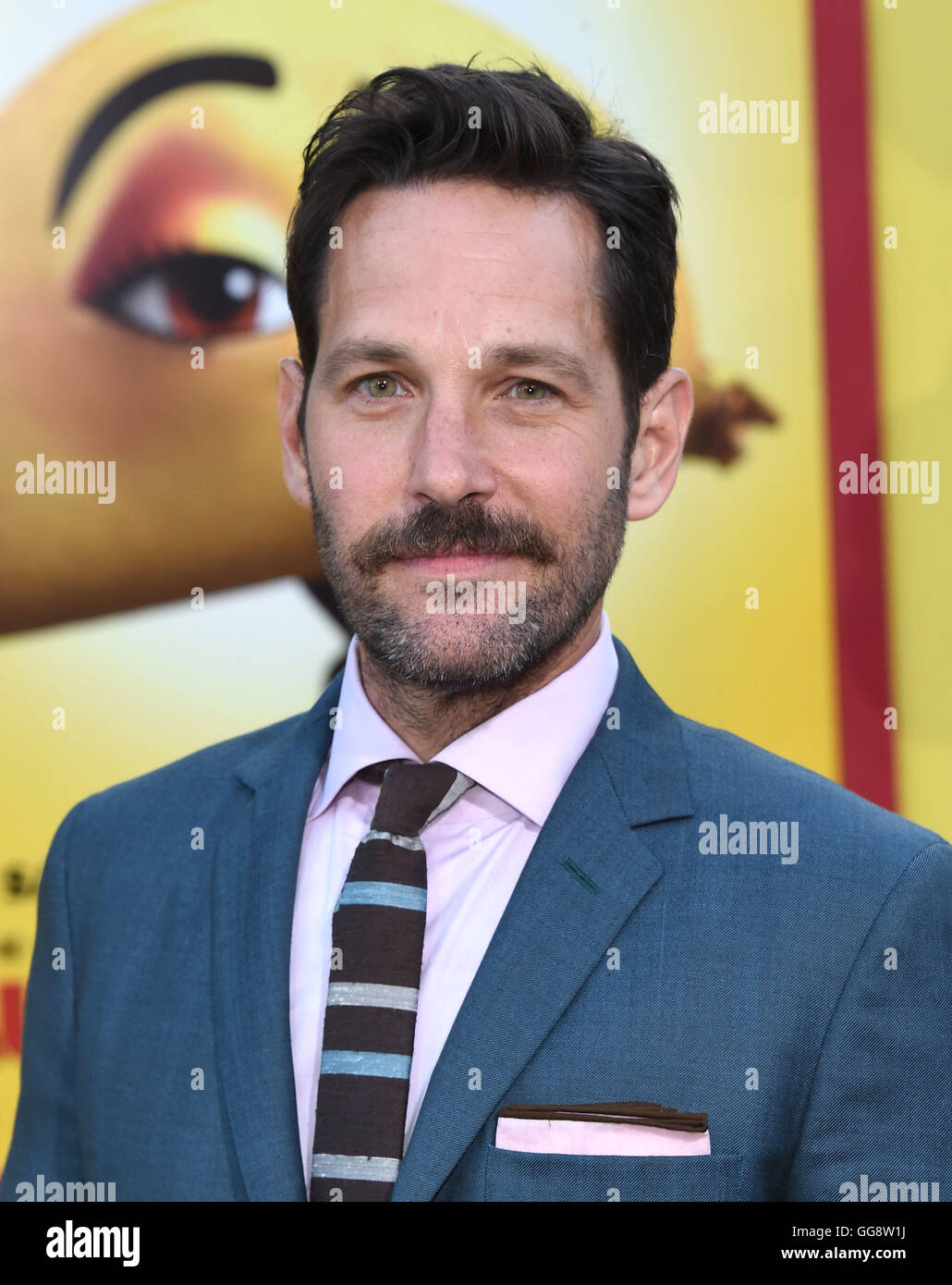 Los Angeles, California, USA. 9th Aug, 2016. Paul Rudd arrives for the ...