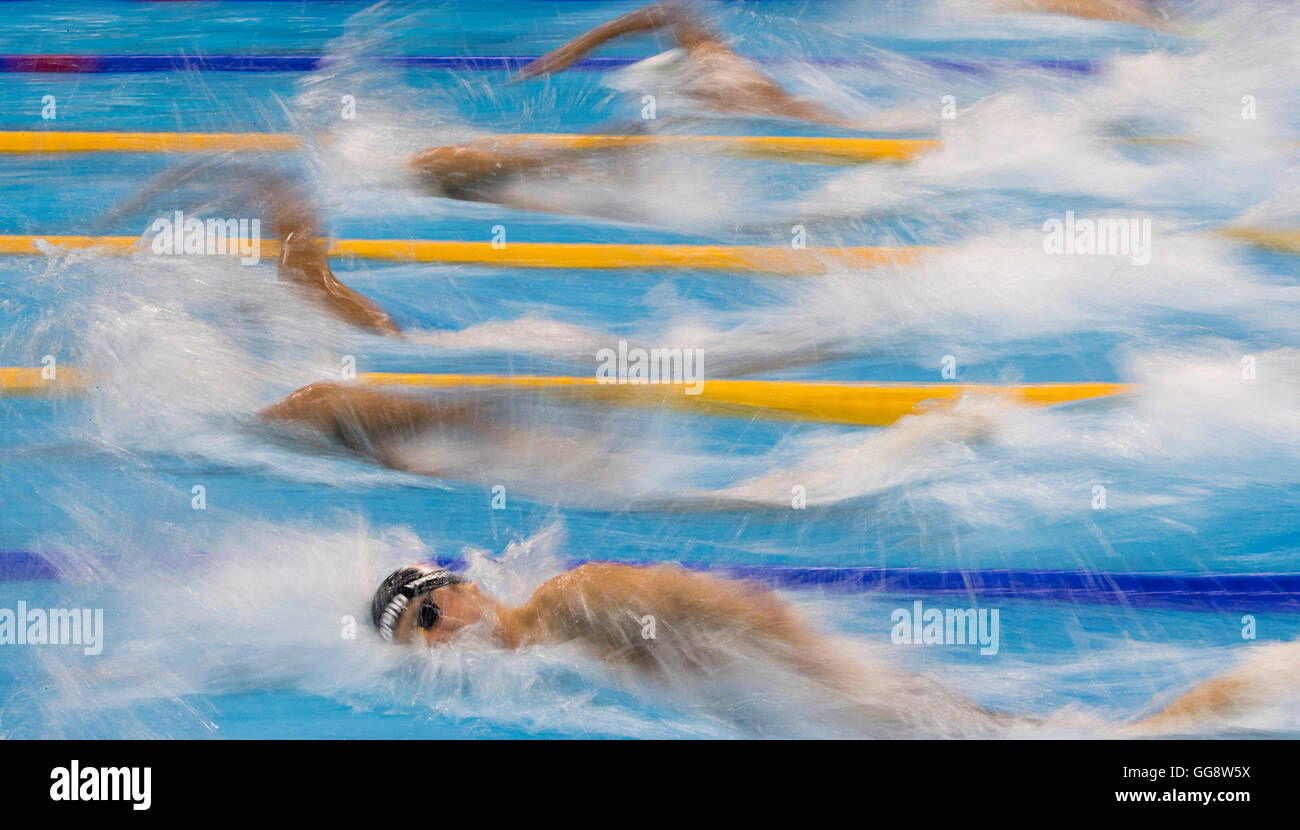 Rio de Janeiro, RJ, Brazil. 9th Aug, 2016. OLYMPICS SWIMMING: Swimmers ...