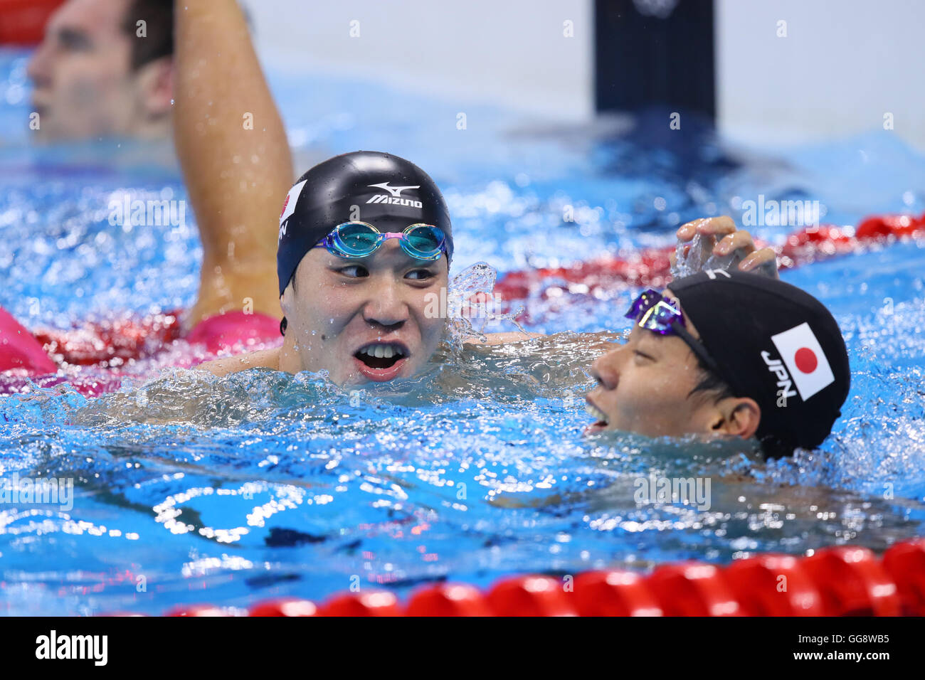 Rio de Janeiro, Brazil. 9th Aug, 2016. (L-R) Yasuhiro Koseki, Ippei Watanabe (JPN) Swimming ...