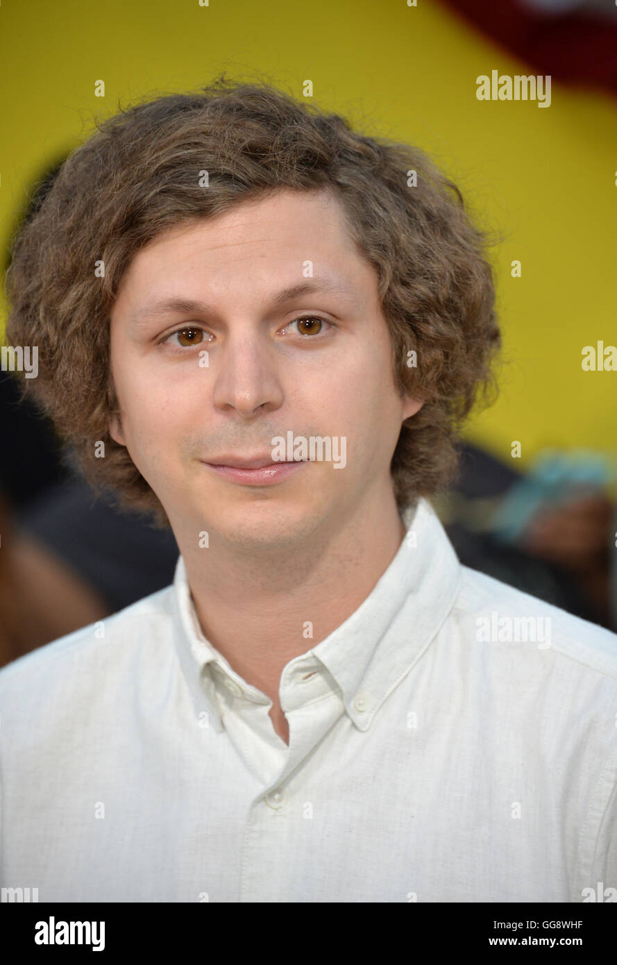 Los Angeles, California, USA. 9th August, 2016. Actor Michael Cera at ...