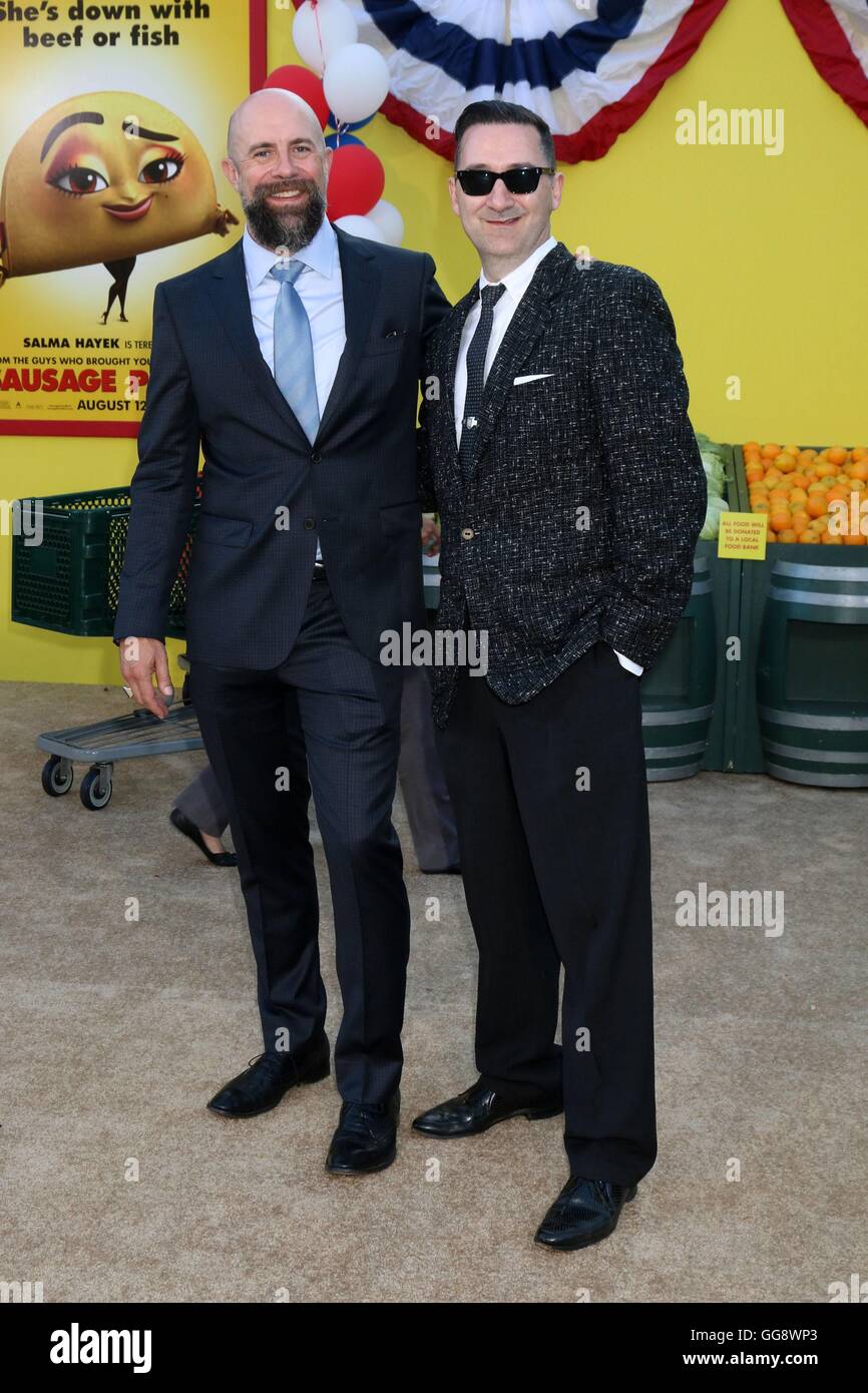 Los Angeles, CA, USA. 9th Aug, 2016. Conrad Vernon, Greg Tiernan at ...