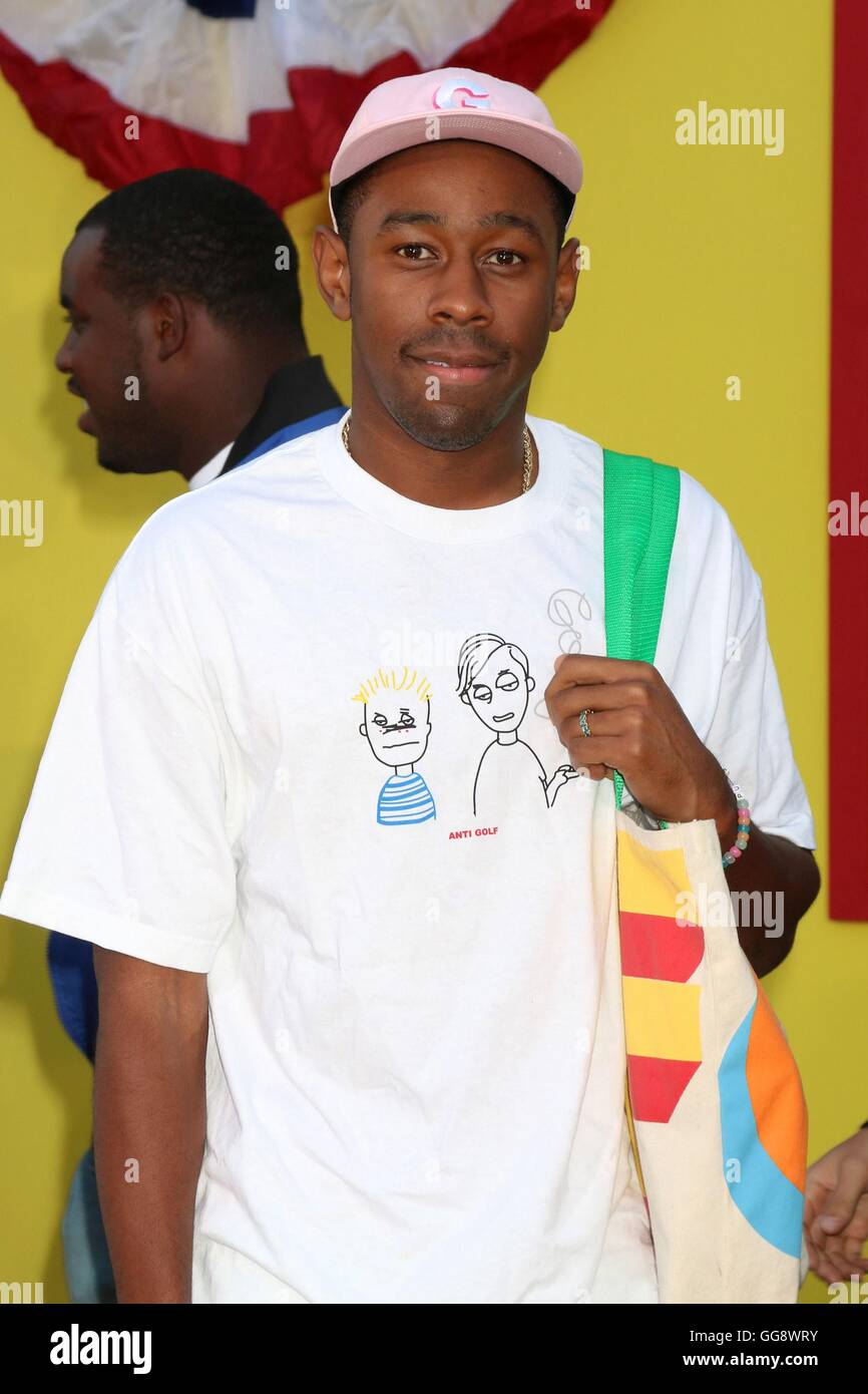 Los Angeles, CA, USA. 9th Aug, 2016. Tyler Gregory Okonma, aka Tyler ...